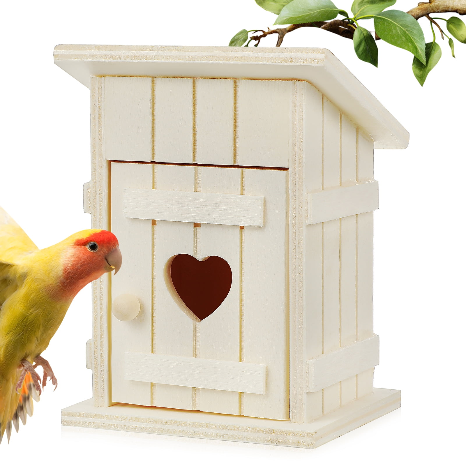 Bird Hut Bird House Nesting Box Plain Bird Breeding House Finch House ...