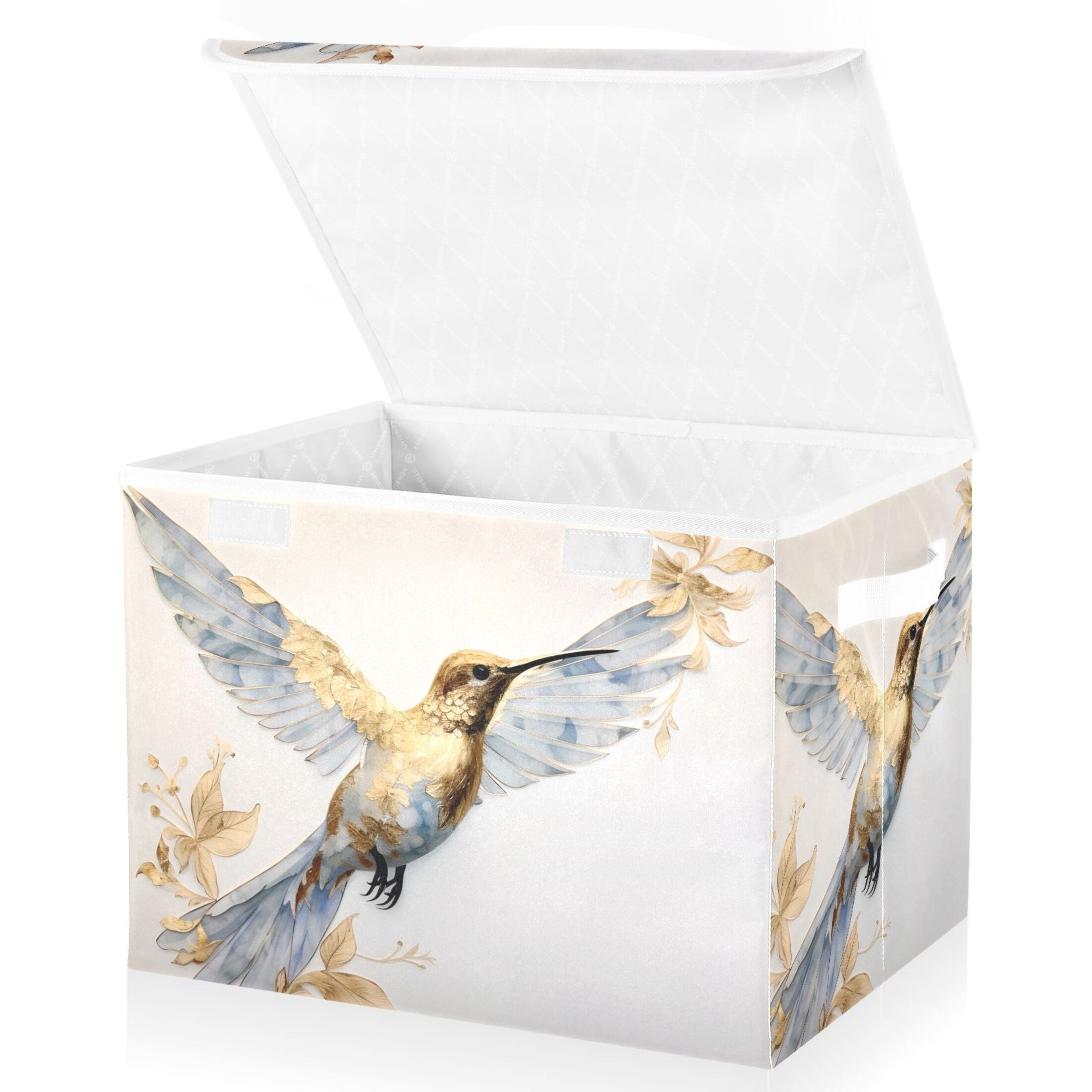 Bird Is Flying Large Lidded Bin Foldable Storage Baskets Boxes Cubes ...
