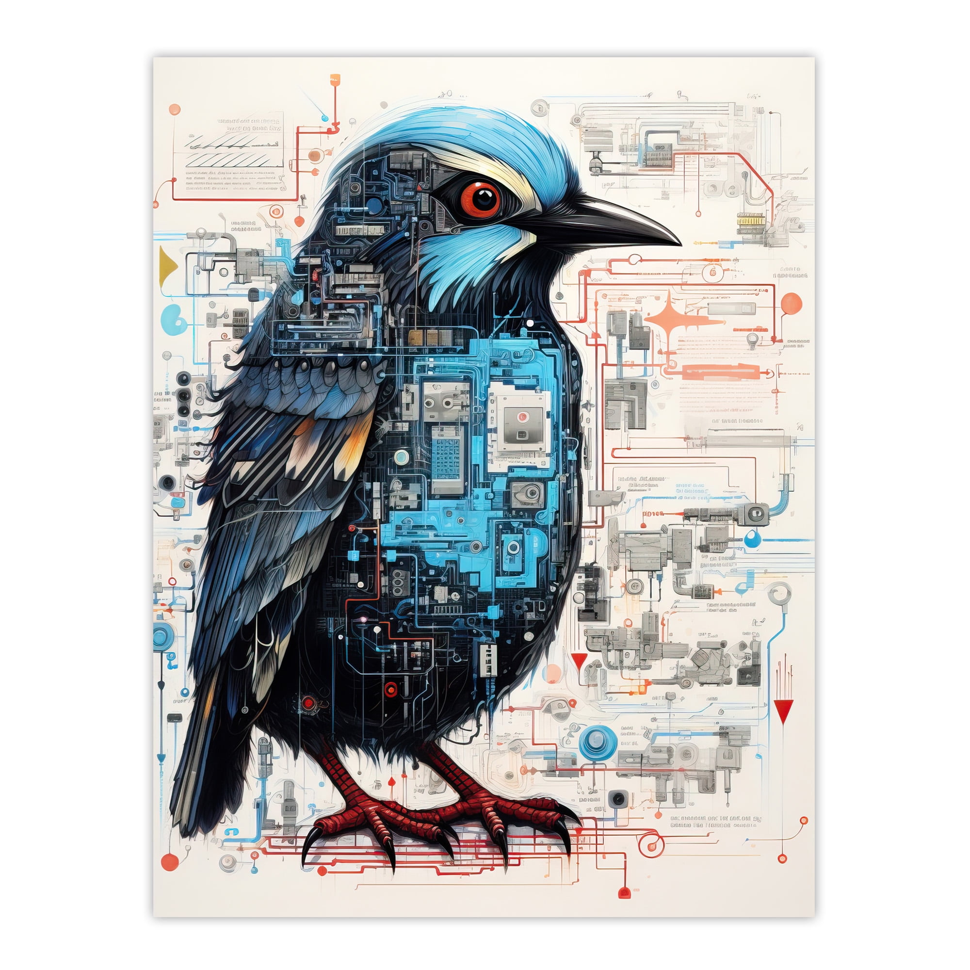 Bird Jay Futuristic Horse Robot Hybrid Secret Military Schematic ...