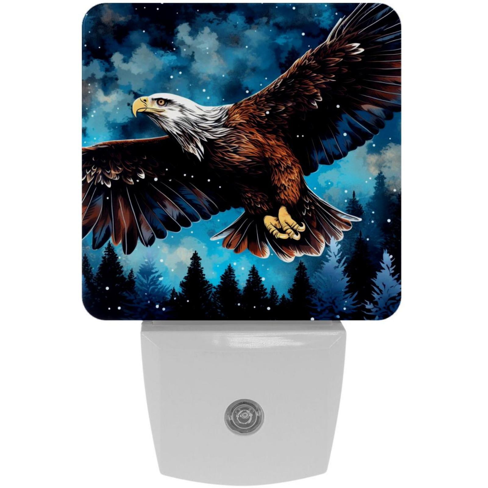 Bird LED Square Night Light - Small and Bright Square-shaped LED Night ...