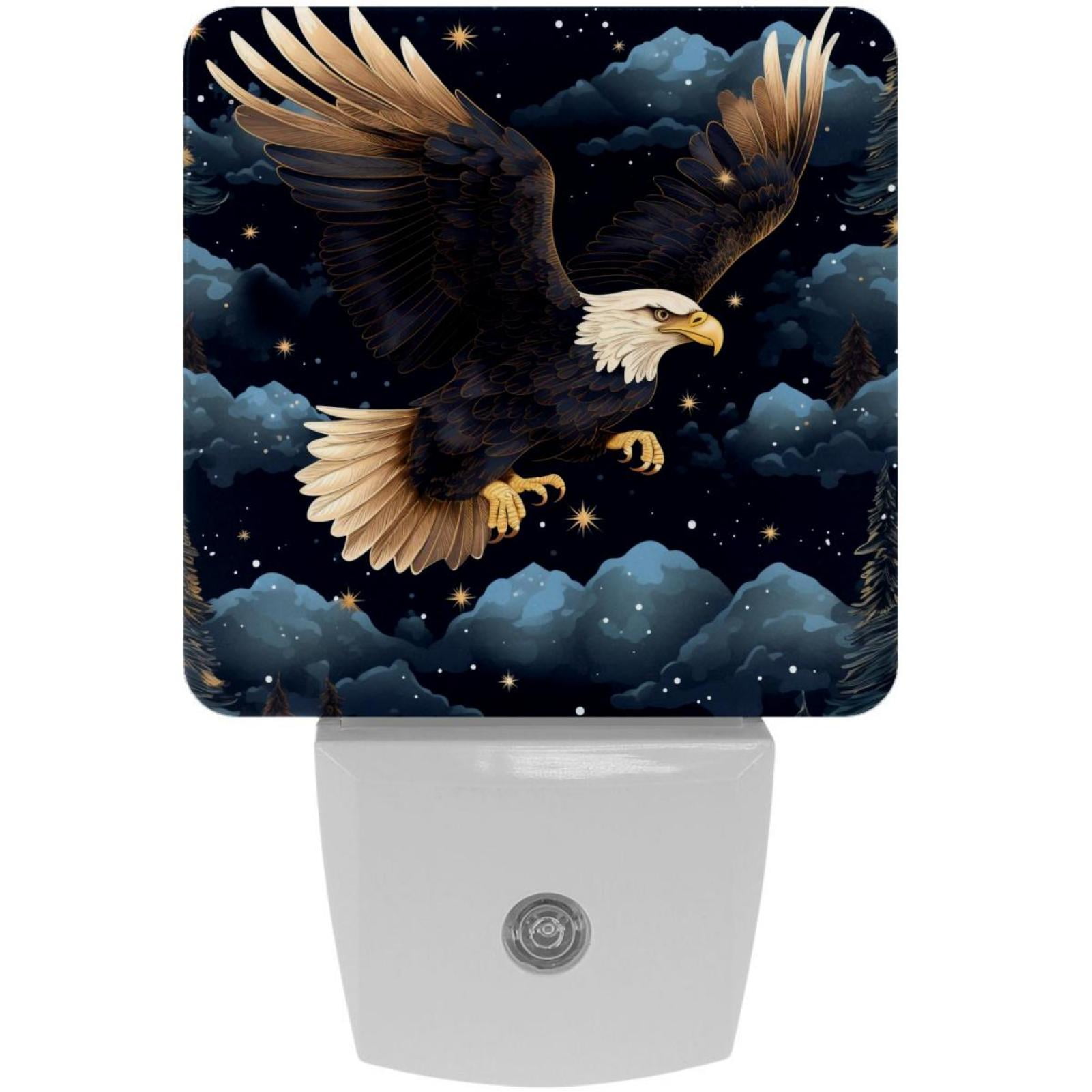 Bird LED Square Night Light - Small and Bright Square-shaped LED Night ...