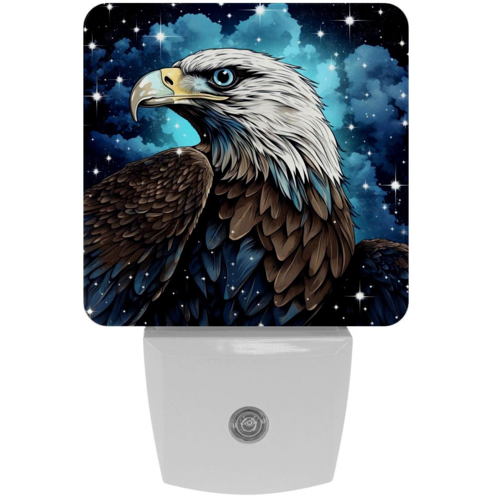 Bird LED Square Night Lights - Energy Efficient Plug-in Wall Lamp with ...