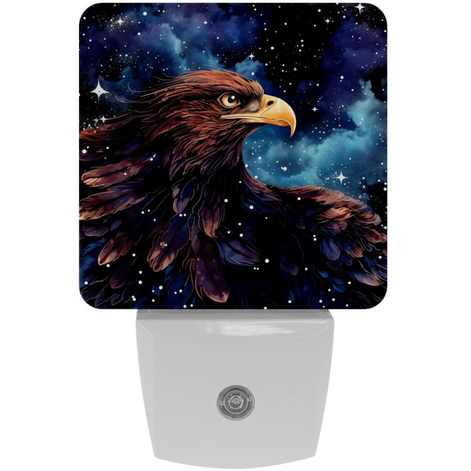 Bird LED Square Night Lights - Energy Efficient Plug-in Wall Lamp with ...