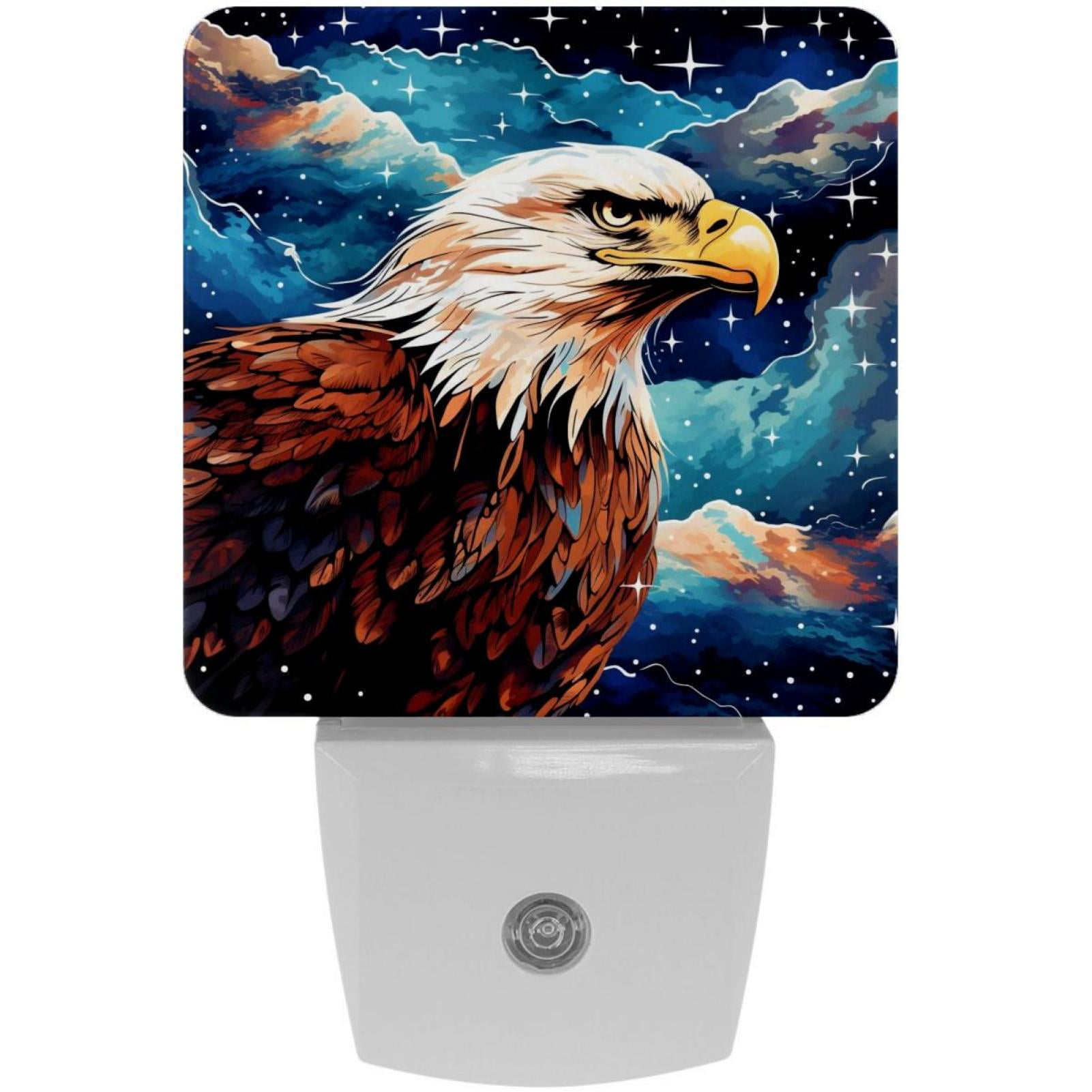 Bird LED Square Night Lights - Modern Design, Soft Glow, Energy ...