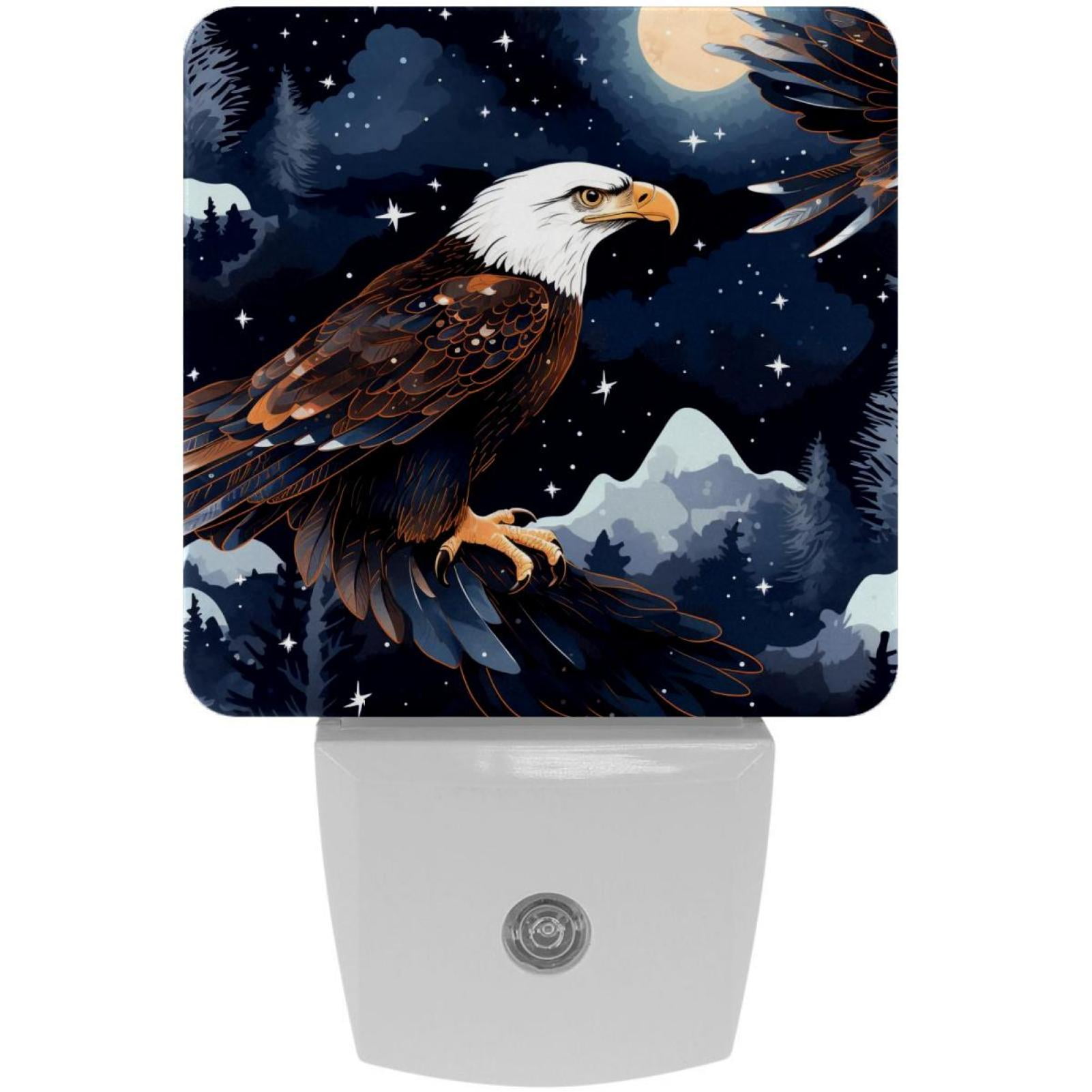 Bird LED Square Night Lights- Modern and Energy Efficient Bedside Lamps ...