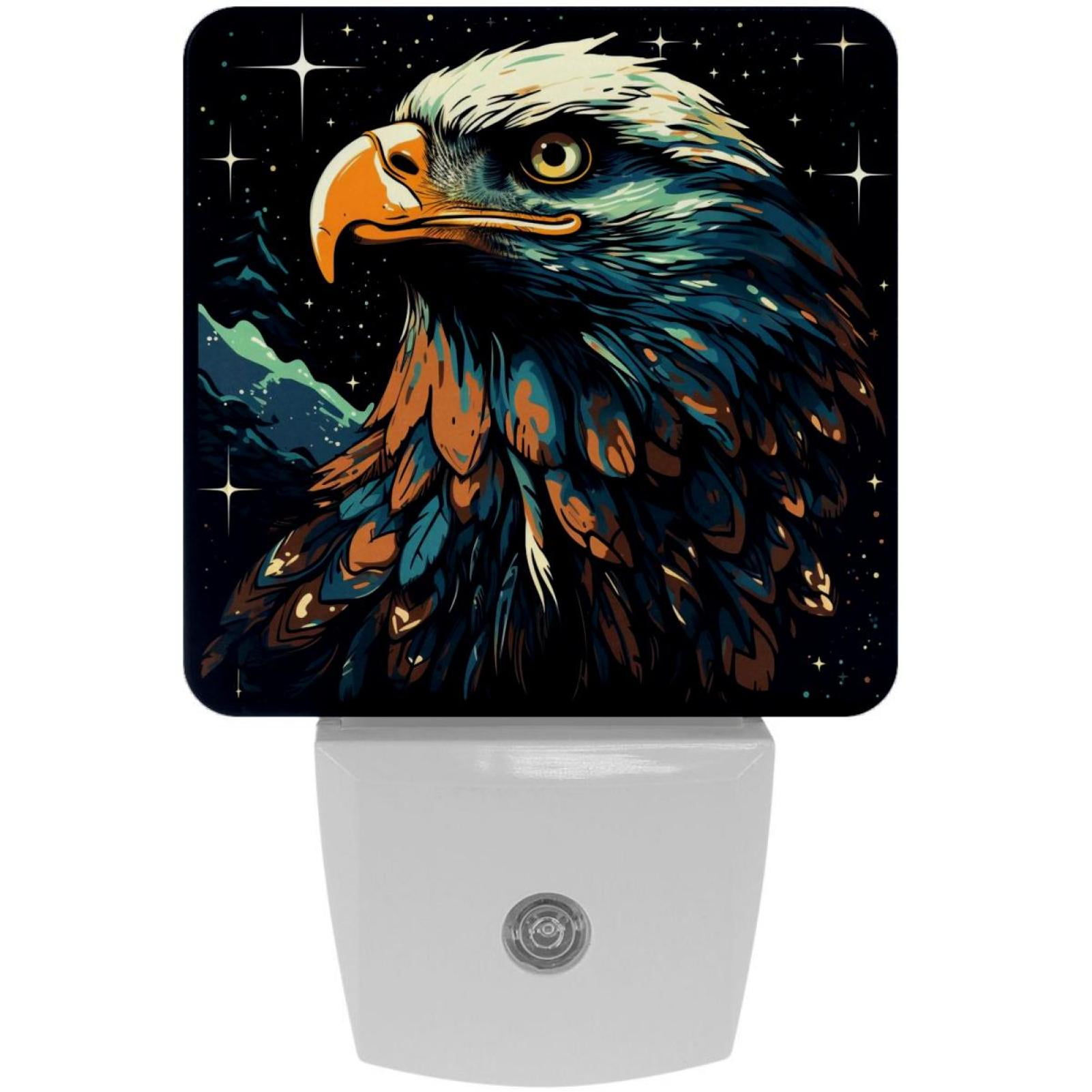 Bird LED Square Night Lights for Bedroom and Living Room, Decorative ...