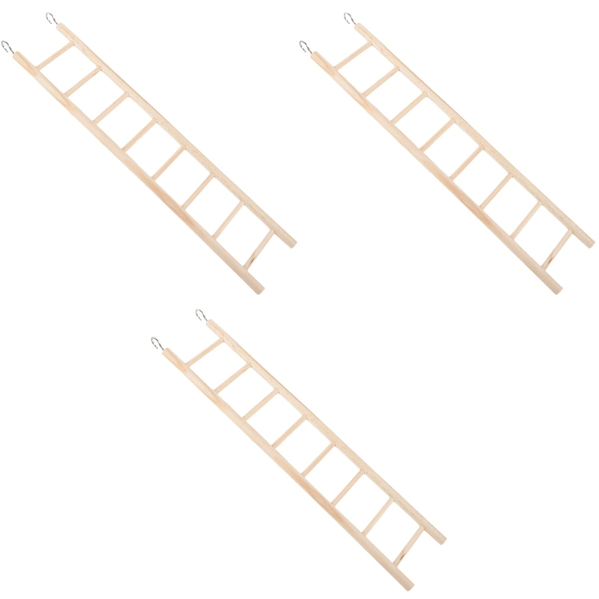 Bird Ladder,3Pcs Parrot Cage Ladder Wood Bird Ladder Bird Biting Ladder ...
