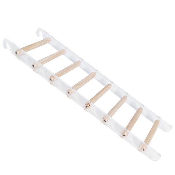 Bird Ladder Natural Bird Perch Stand Parrots Ladder Scratchers Cage Toy ...
