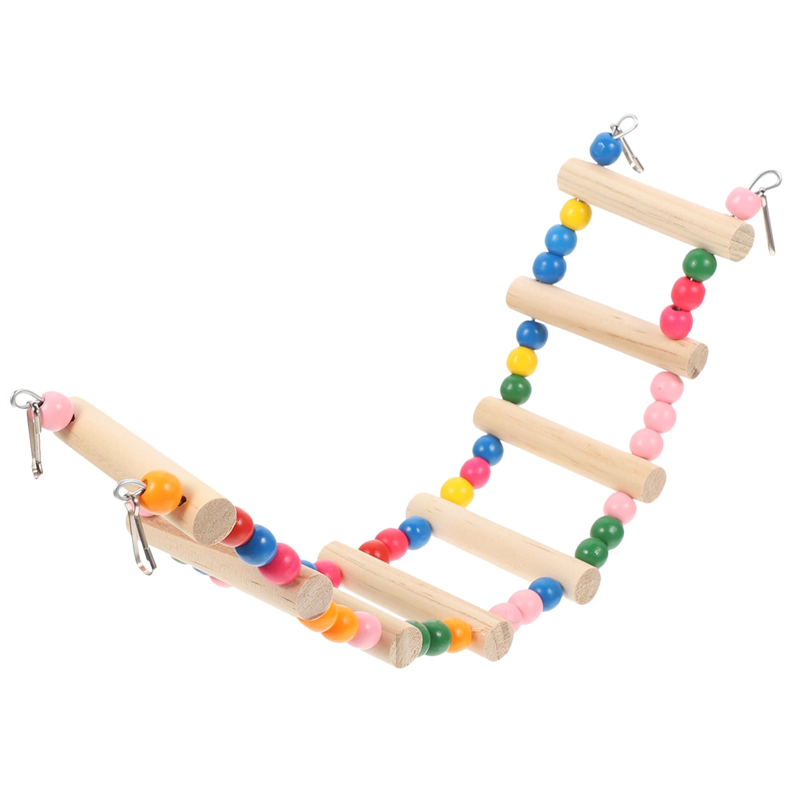 Bird Ladder Parakeet Training Ladder Toy Bird Climbing Ladder Colorful ...