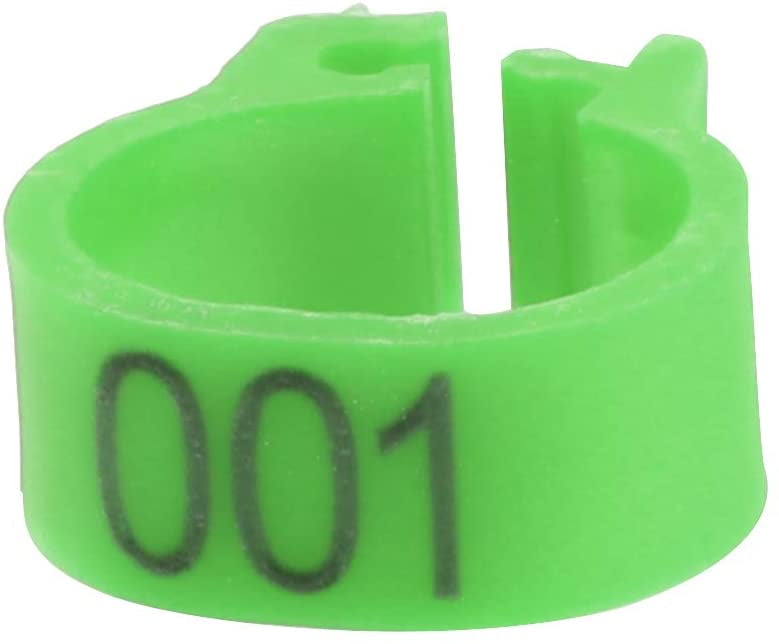 Bird Leg Rings Multi-color Bird Leg Bands Plastic Poultry Leg Rings Set ...