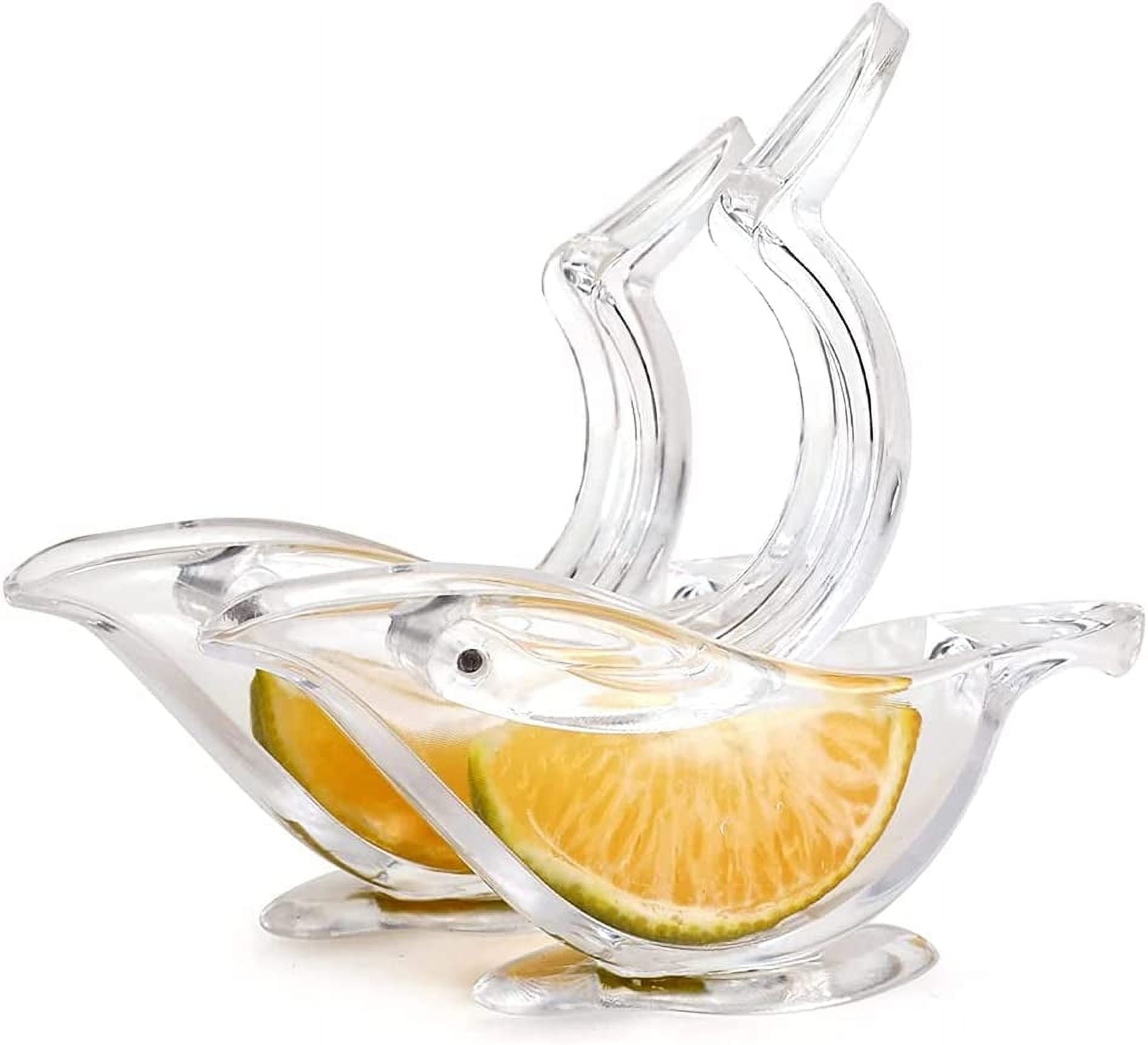 Bird Lemon Squeezer, Acrylic Manual Squeezer, Portable Transparent Fruit Juicer,Bird Lime ...