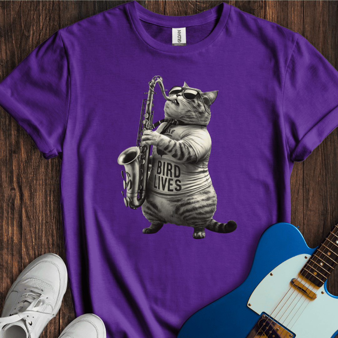 Bird Lives Hep Cat T-Shirt - Walmart.com