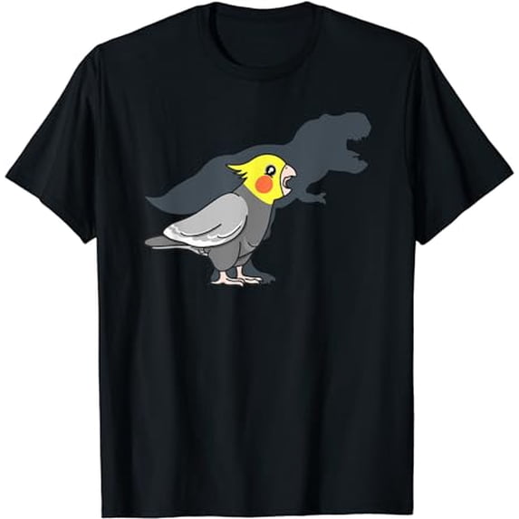 Bird Love Screaming Parrot Birb Memes Funny T-Rex Cockatiel T-Shirt ...