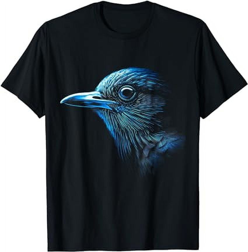 Bird Lover Artwork Portrait | Animal Motif Bird T-Shirt - Walmart.com