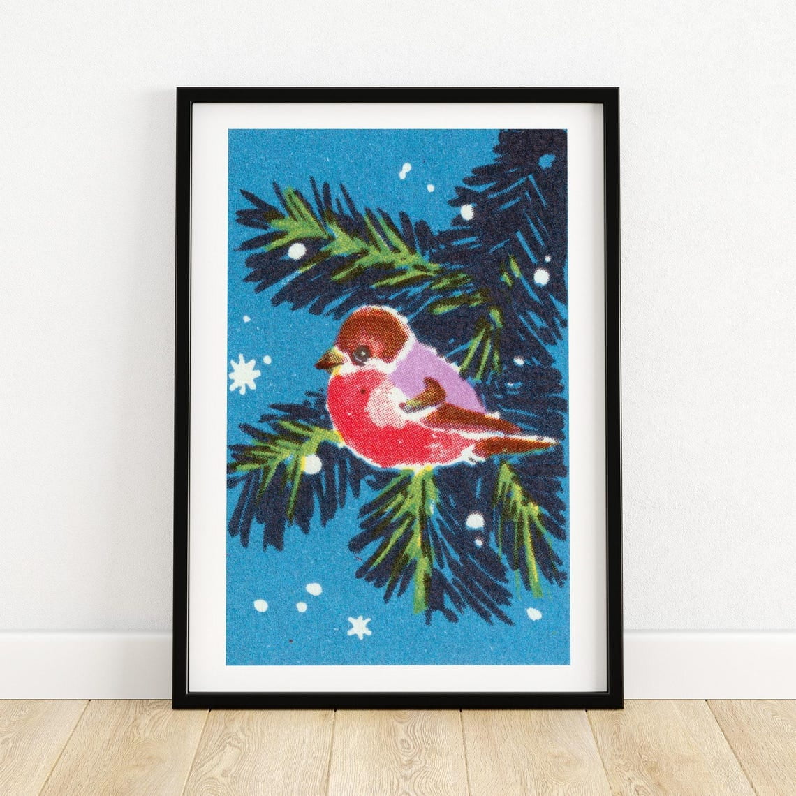 Bird - Matchbox Print - Aesthetic Wall Art - Vintage Eastern Europe Art ...