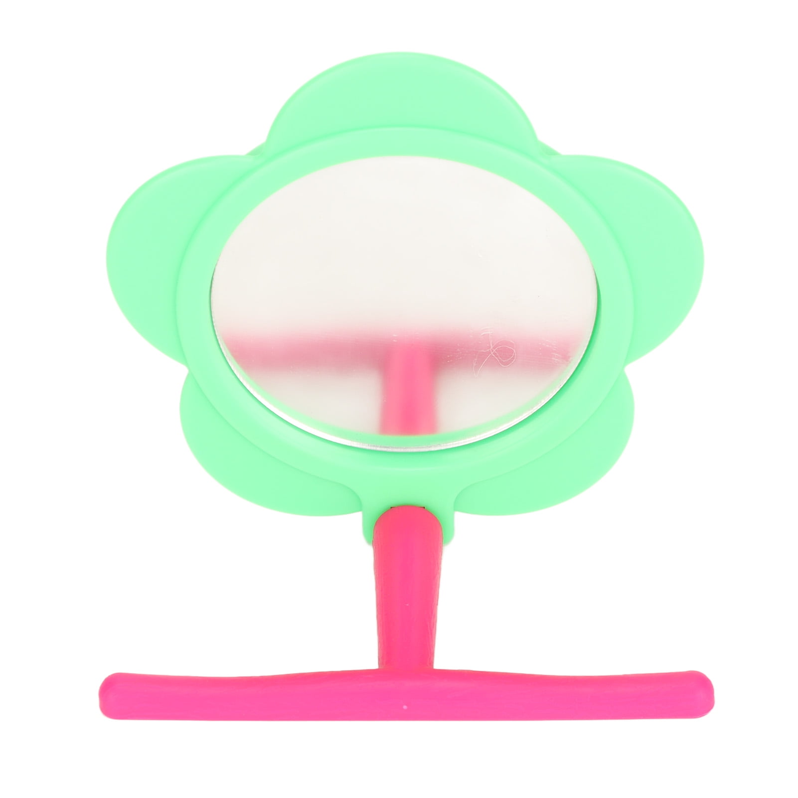 Bird Mirror Flower Shape Decorative Plastic Parrot Mirror Stand Toy for ...