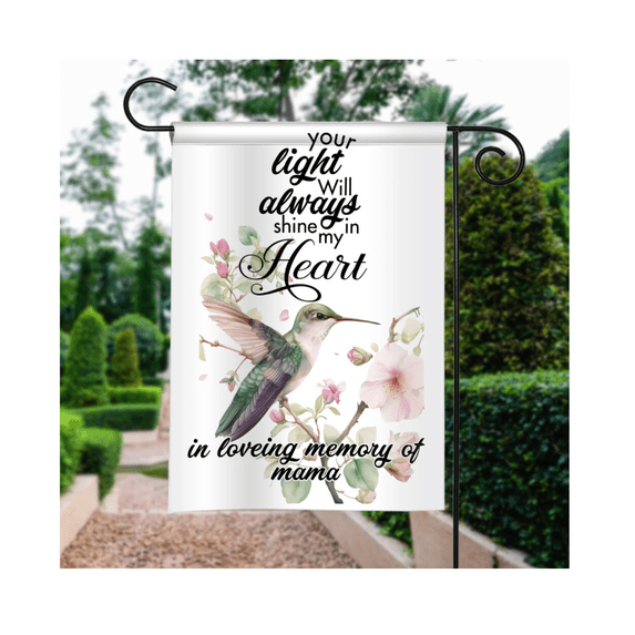 Bird Mothers Day Memorial Flag, In Memory Mothers Day Flag, In Memory ...