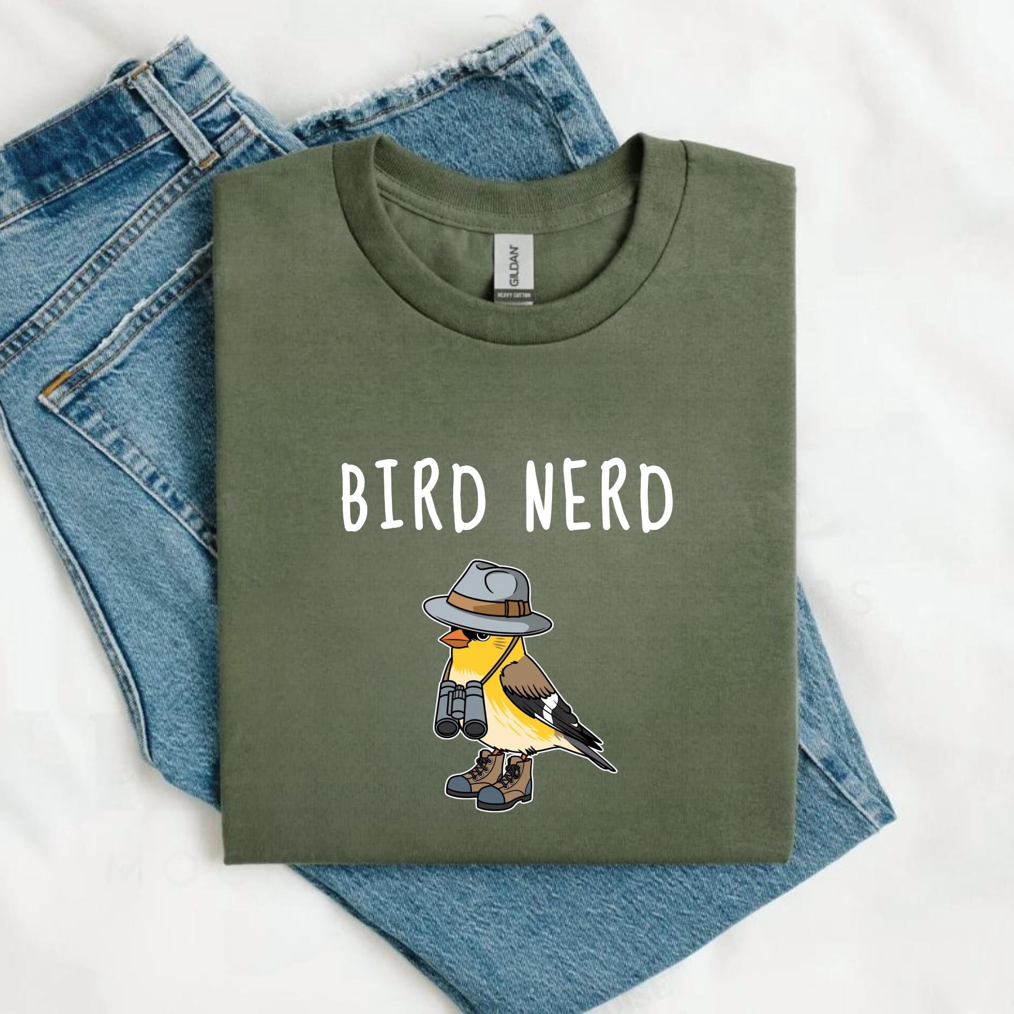 Bird Nerd TShirt Bird Watching Lover Shirt Funny Bird Watcher Gift for ...