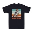 Bird Nerd Woodpecker Birdwatching Birding Vintage Men's T-Shirt ...