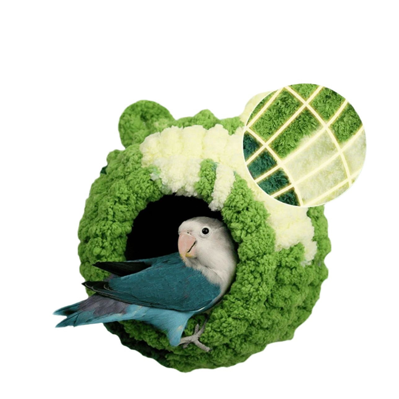 Bird Nest Bed Breeding House Winter Warm Snuggle Hut for Budgies ...