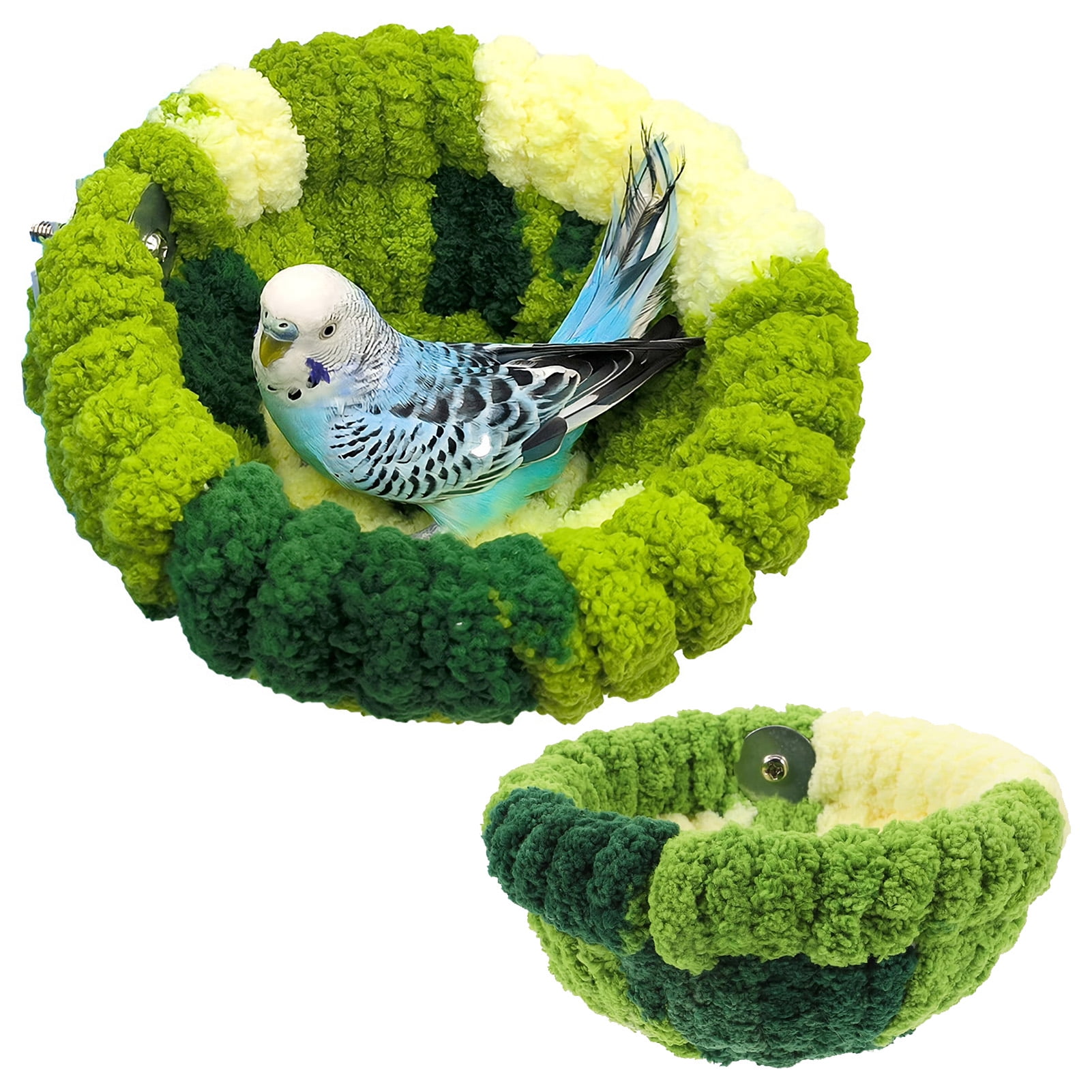 Bird Nest for Cage,Warmth-Enriched Aviary Bed,Cozy Hangover Nest for ...