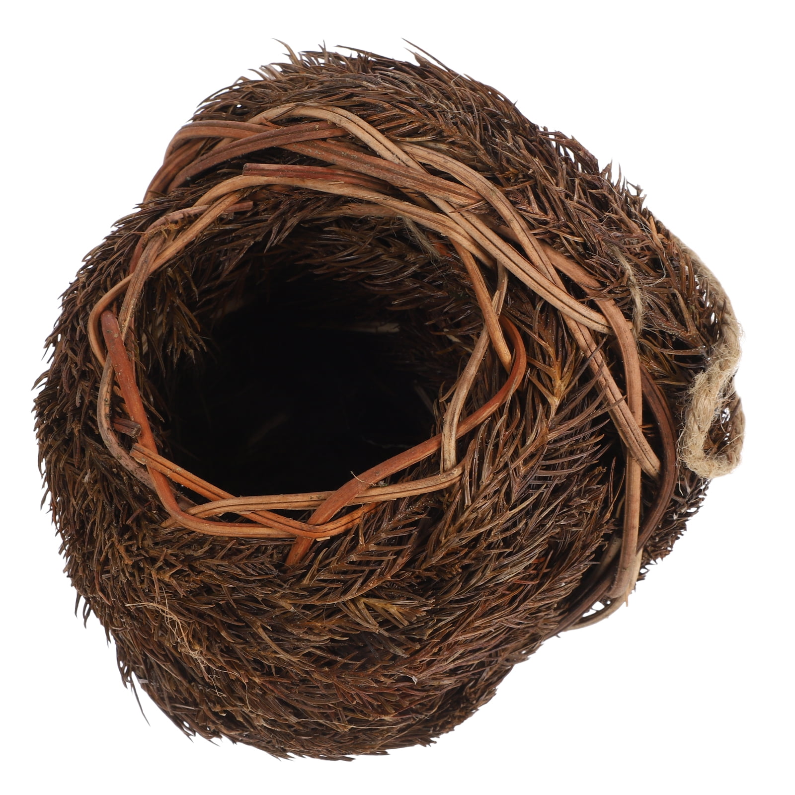 Bird Nest Hand- Weaved Chew Toys Straw Bird's Premium House Hanging ...