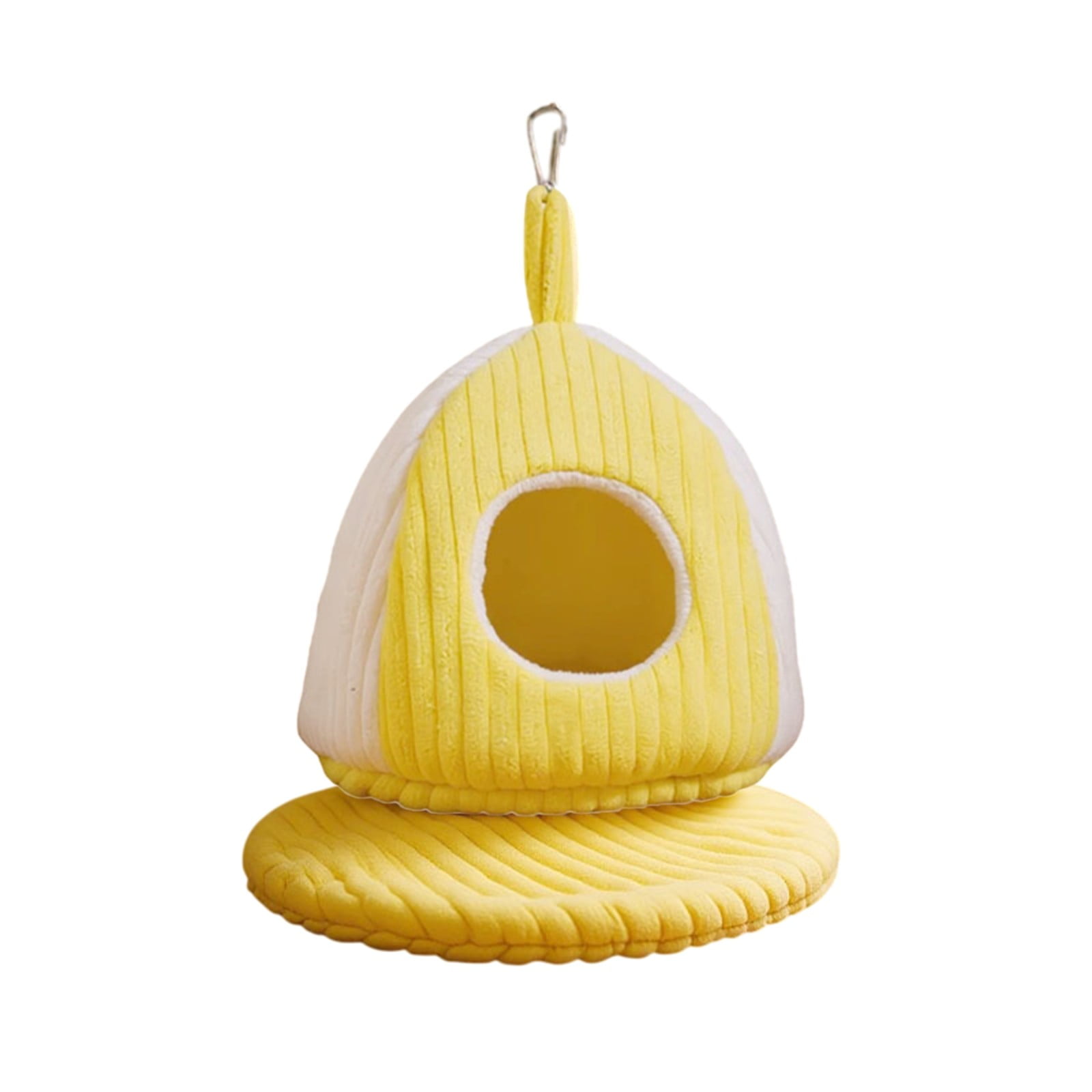 Bird Nest House Hanging Hammock - Warm Plush Bird Bed for Parakeets ...
