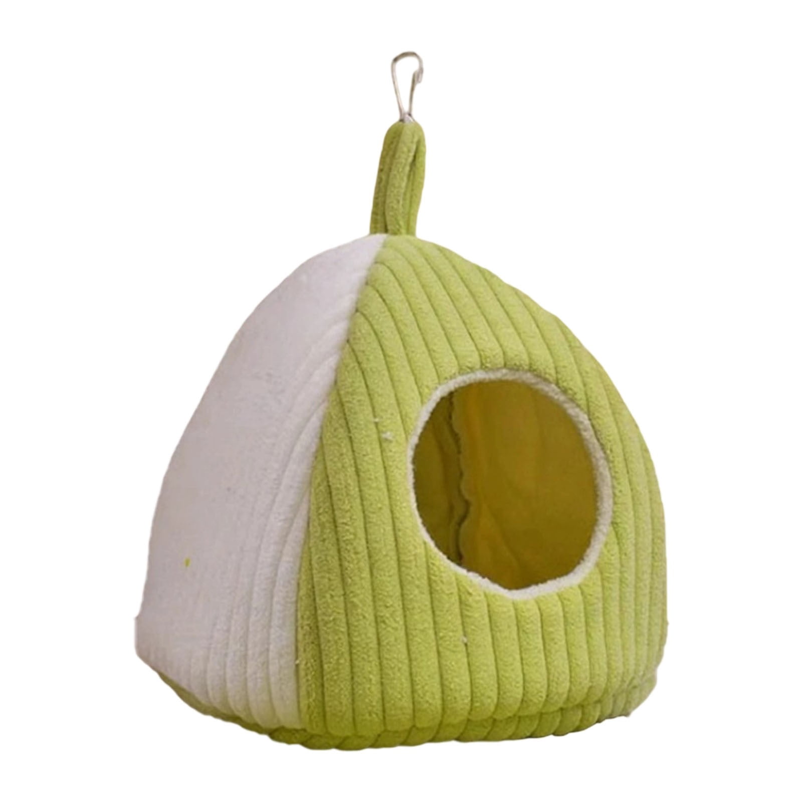 Bird Nest House Hanging Hammock - Warm Plush Bird Bed for Parakeets ...