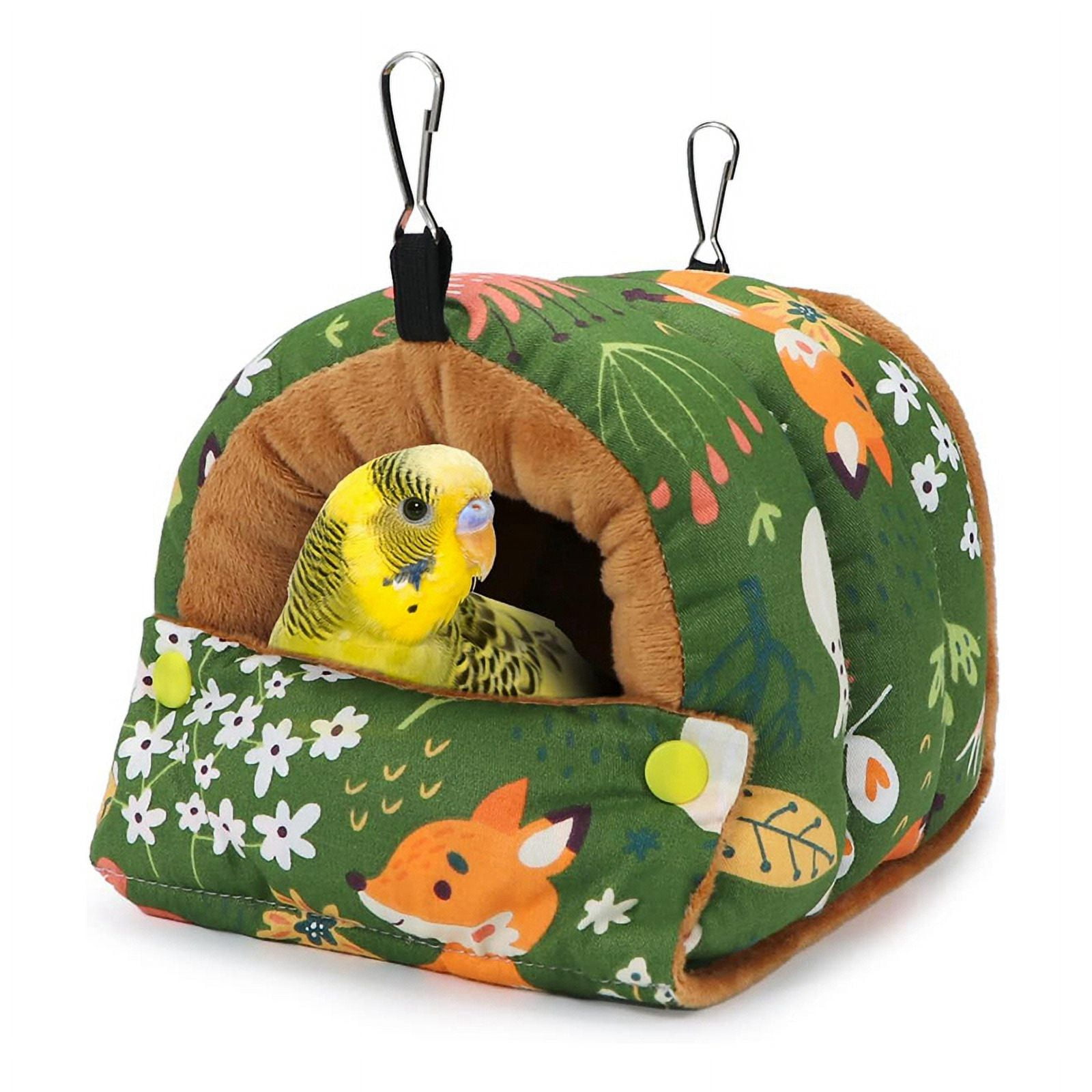 Bird Nest House Winter Warm Snuggle Hut Bird Bed Hanging Hammock for ...
