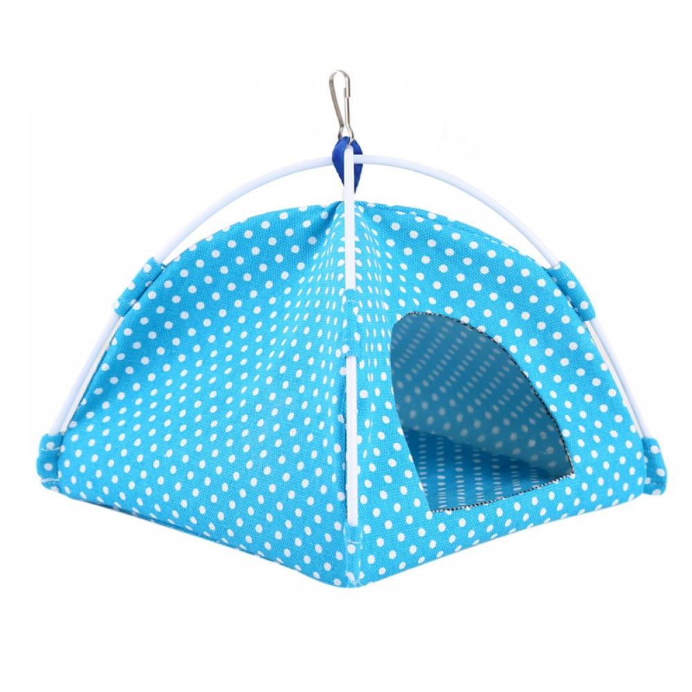 Bird Nest Hut Hammock,Parrot Tent House Bed Habitat Hideaway Reversible ...