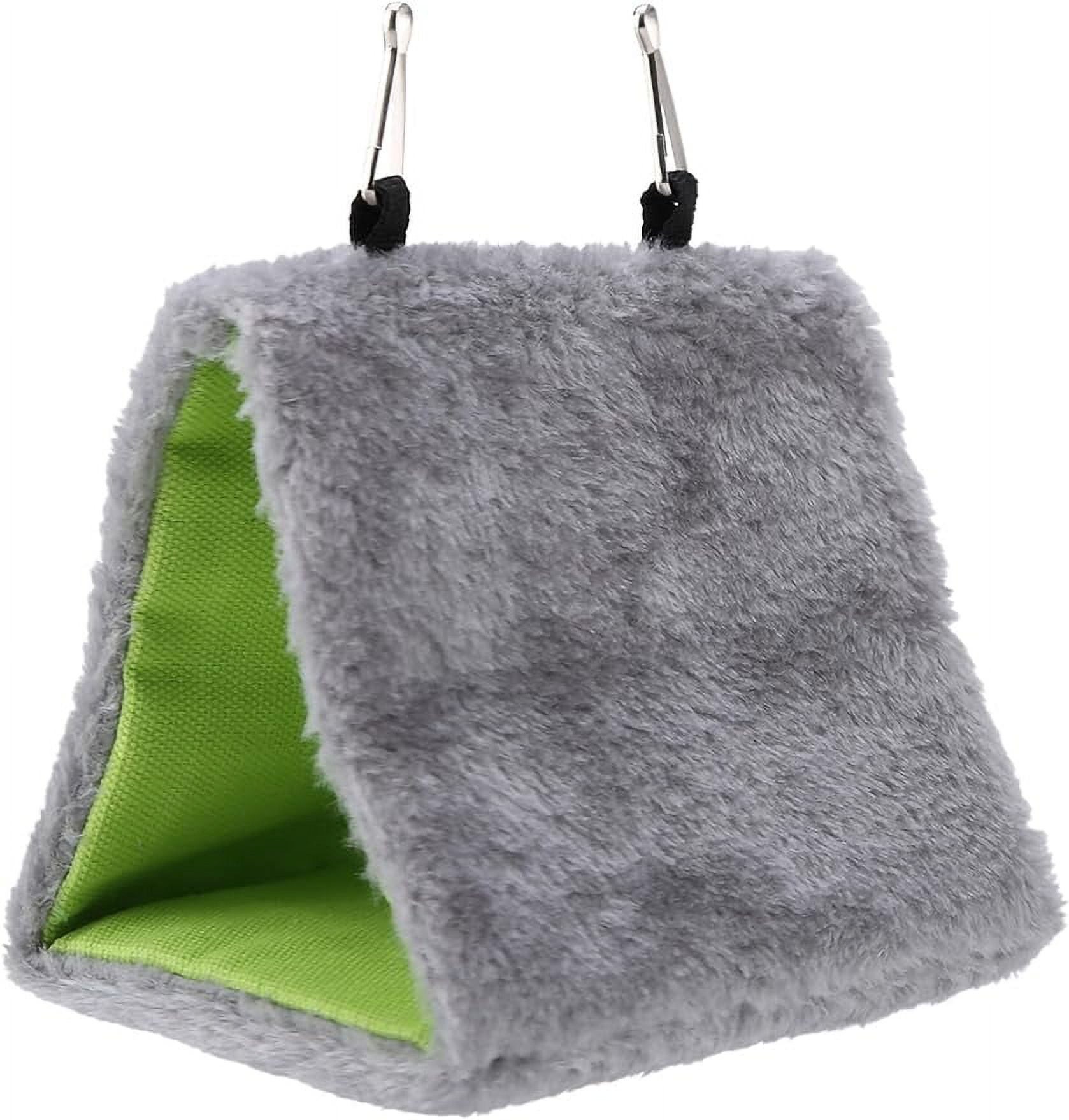 Bird Nest Parrot Snuggle Cave Hanging Bed Habitat Warm Triangle Hammock ...