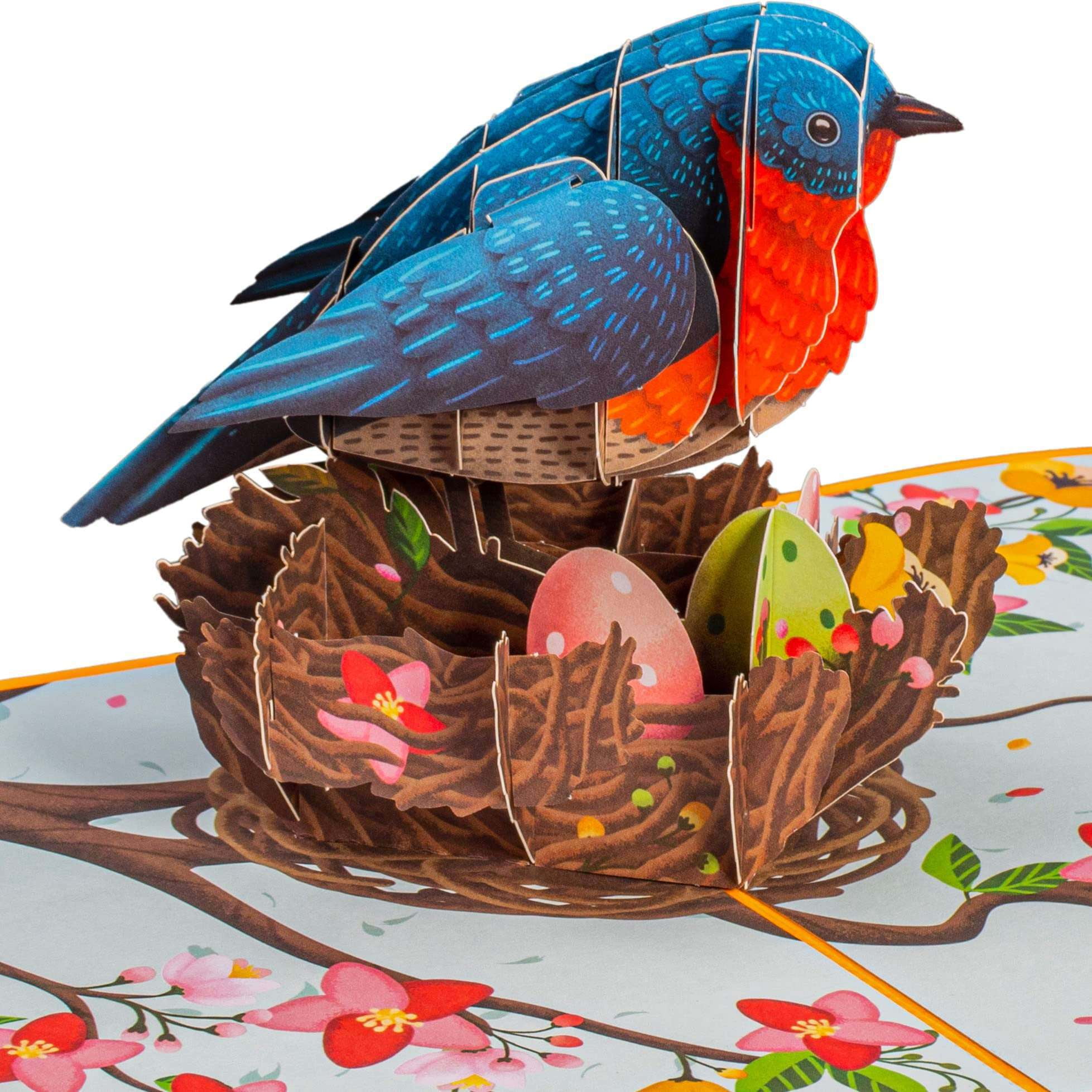 Bird Nest Pop Up Card - Pop of Art - Walmart.com