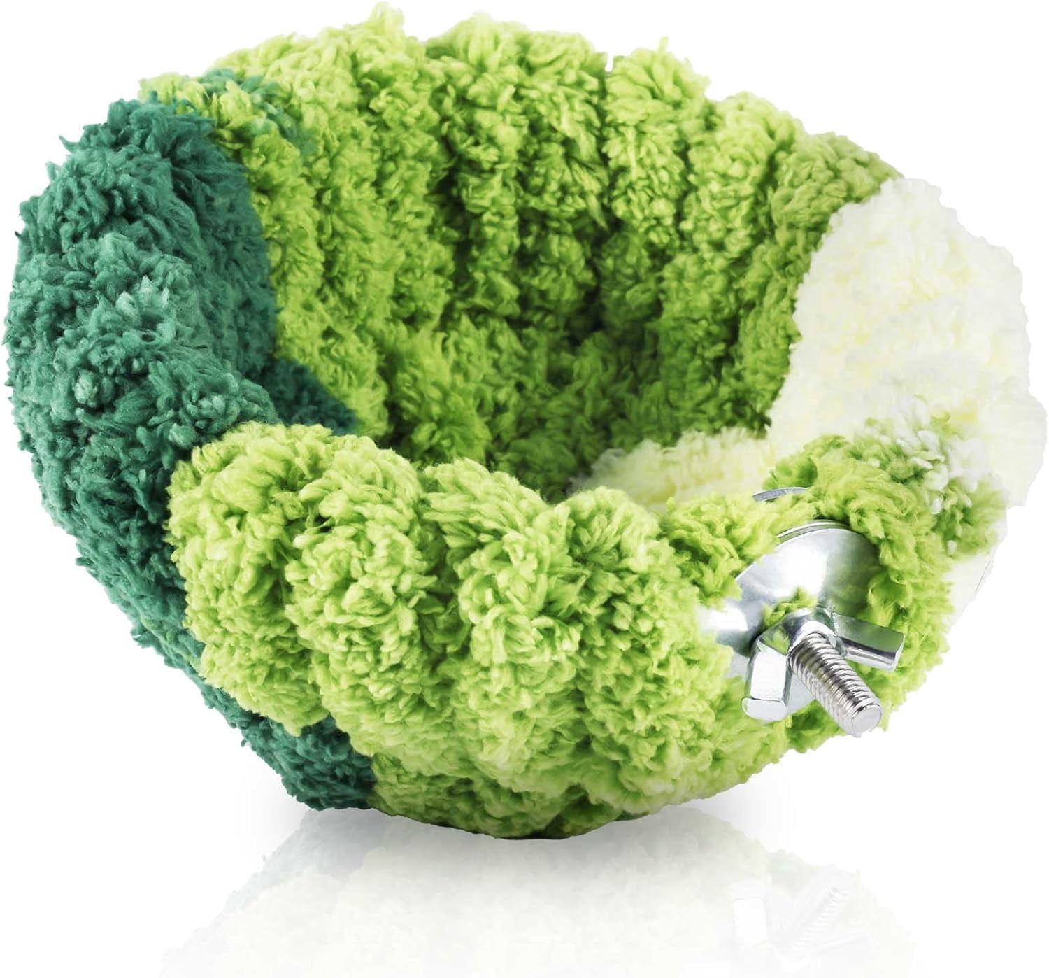 Bird Nest for Cage, Green Coral Fleece Bird Bed Warm Soft Cozy Bird Bed ...