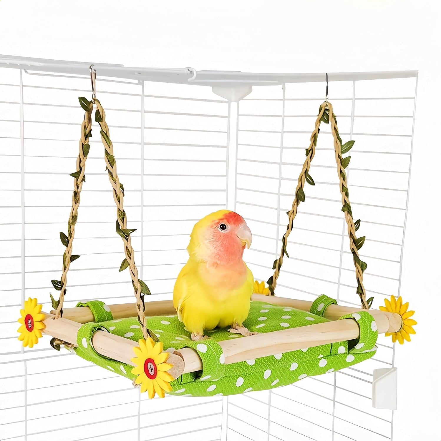 Bird Nest for Cage Parakeets Sleeping Bed Hanging Bird Hammock Parrot ...
