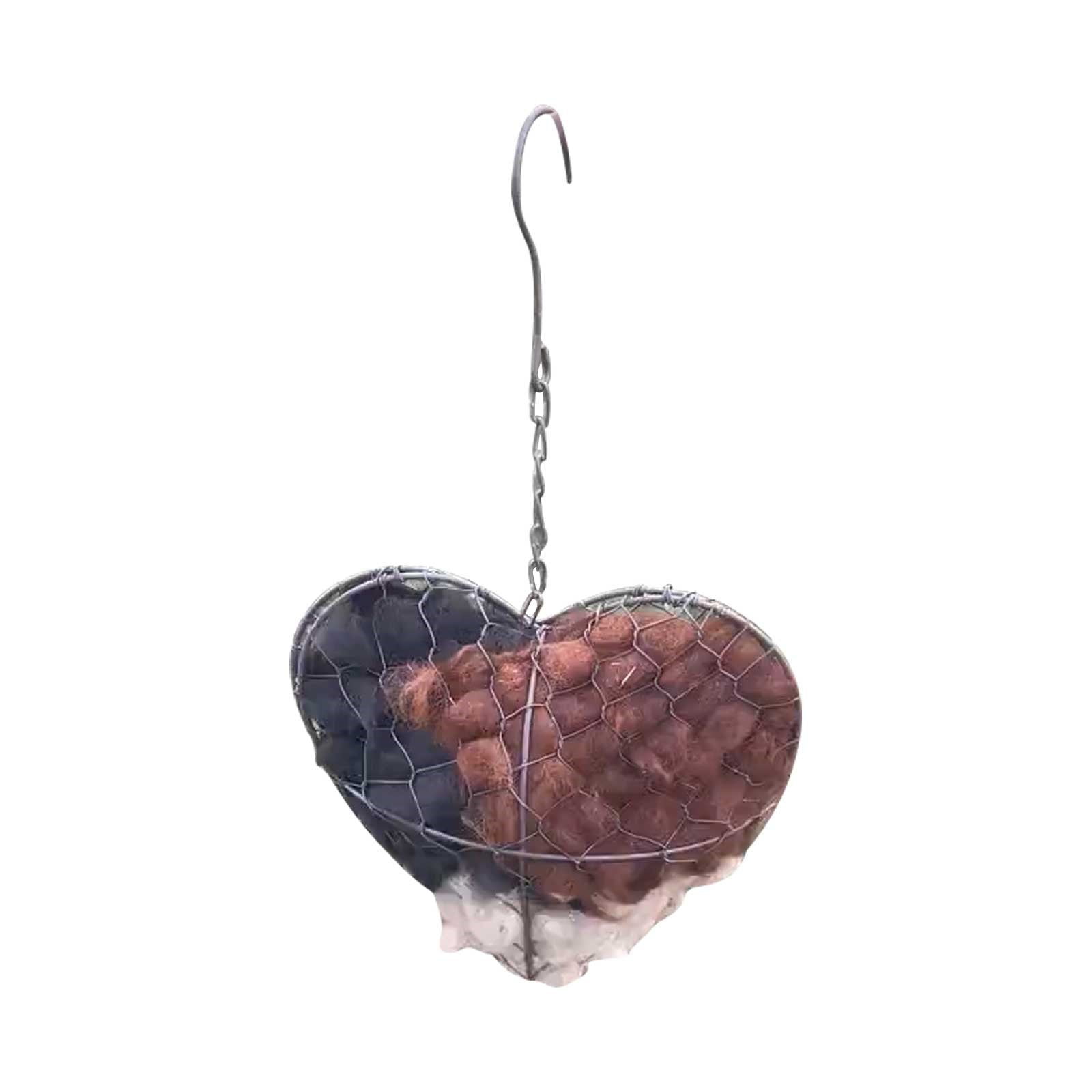 Bird Nesting Heart Bird Nesting Heart Outdoor Yard Art Courtyard Garden ...