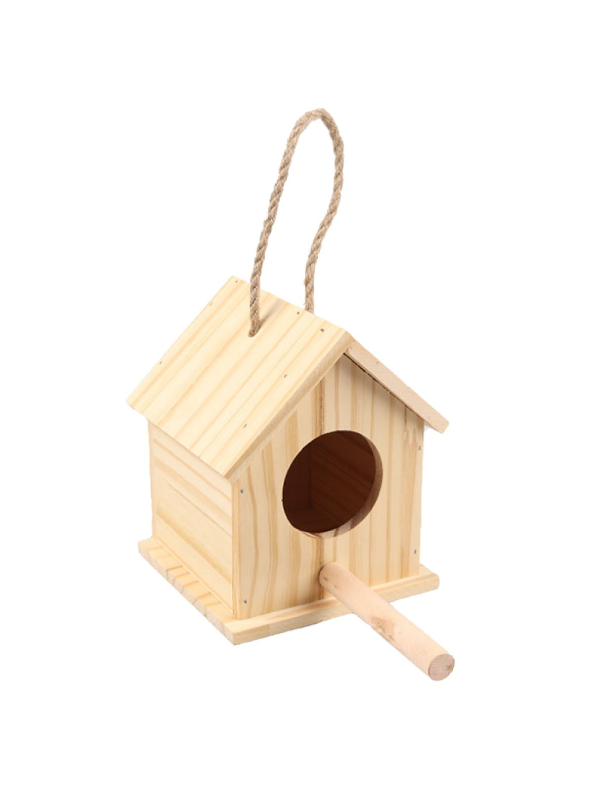 Bird Nesting Houses Parakeet Nest Box Outside Bird House for Parrots ...
