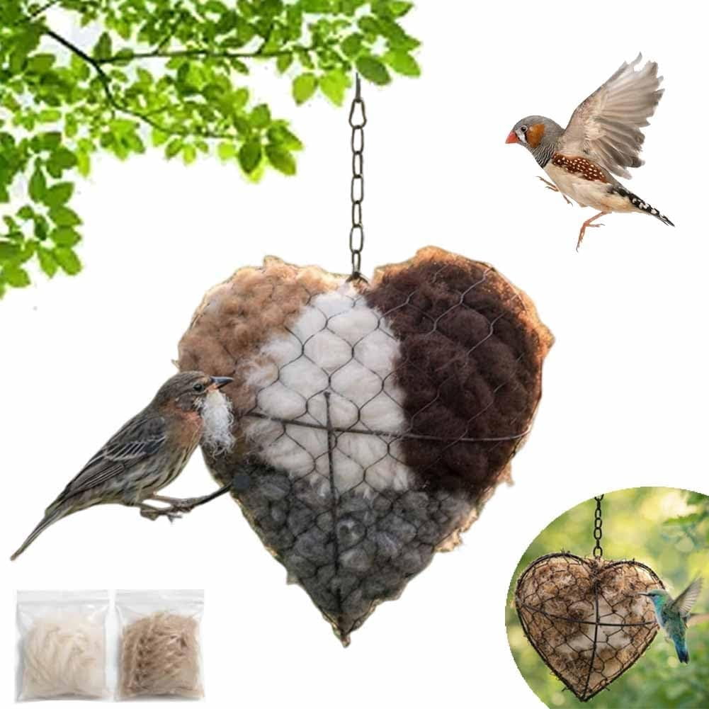 Bird Nesting Material, Hummingbird Nesters, Natural Alpaca Wool ...