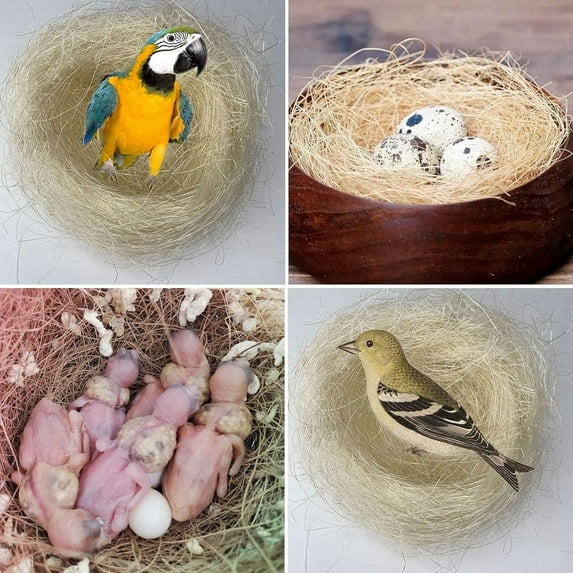 Bird Nesting Materials Coconut Fiber Bird Nest Bedding Warm and ...
