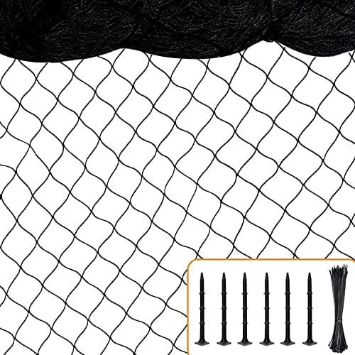 Bird Nets 25'x100' with 1" Mesh Nylon Poultry Netting Heavy Duty Aviary ...