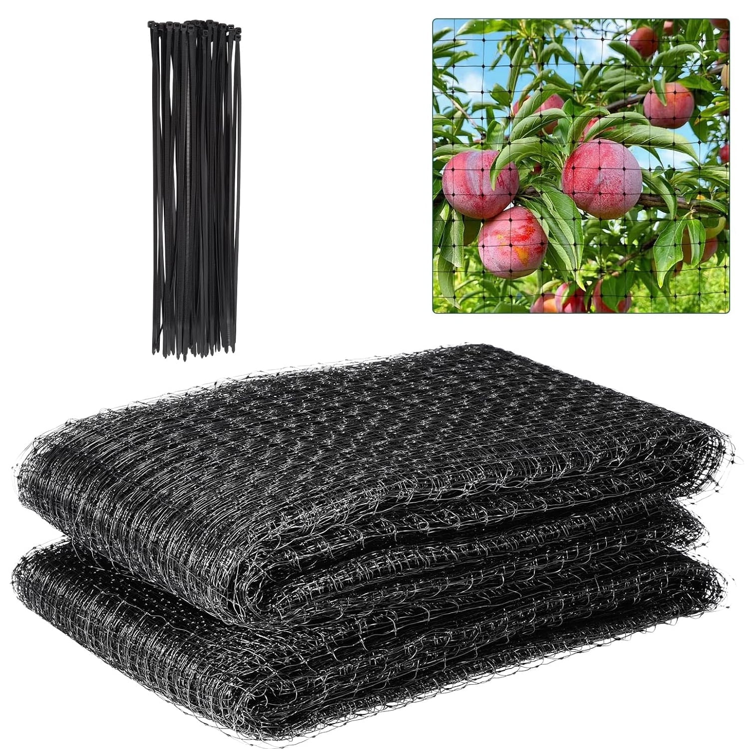 Bird Netting 7 x 33 ft For Garden Protection Heavy Duty Deer Fence ...