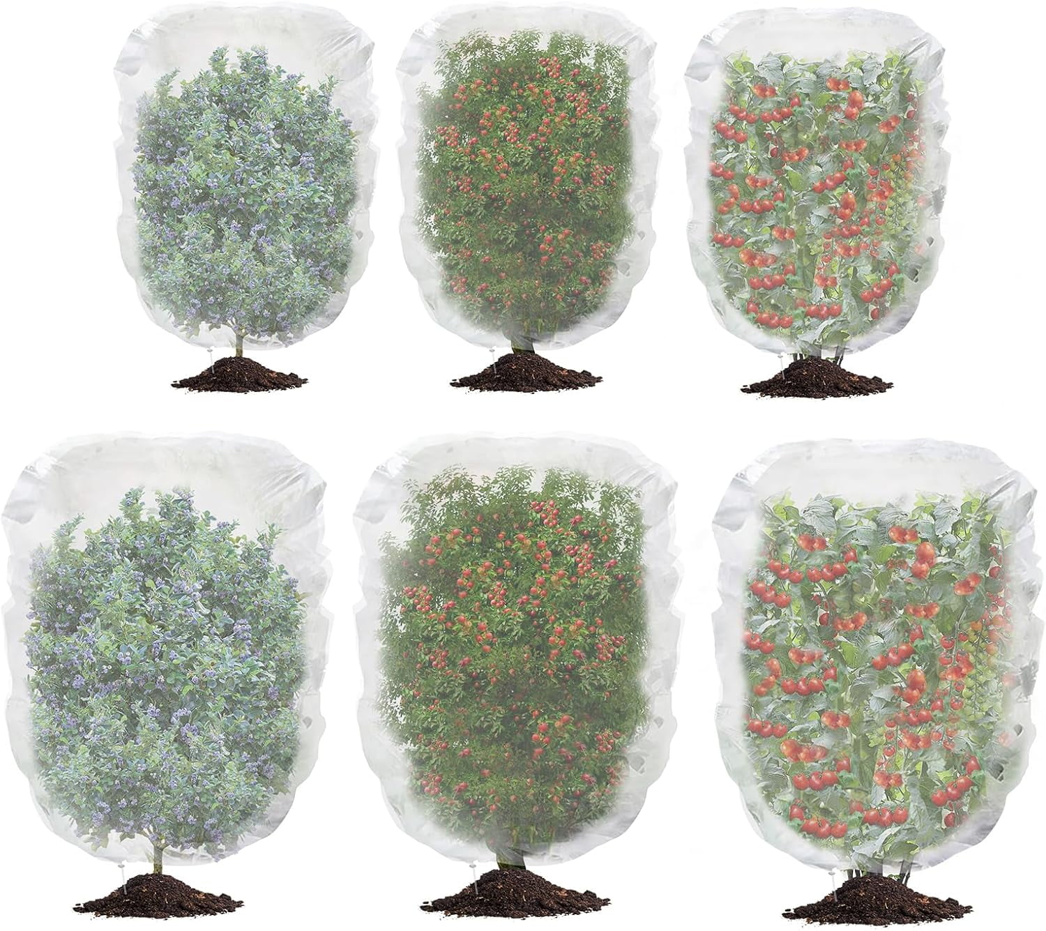 Bird Netting for Blueberry Bushes, Cicada Netting for Fruit Trees ...