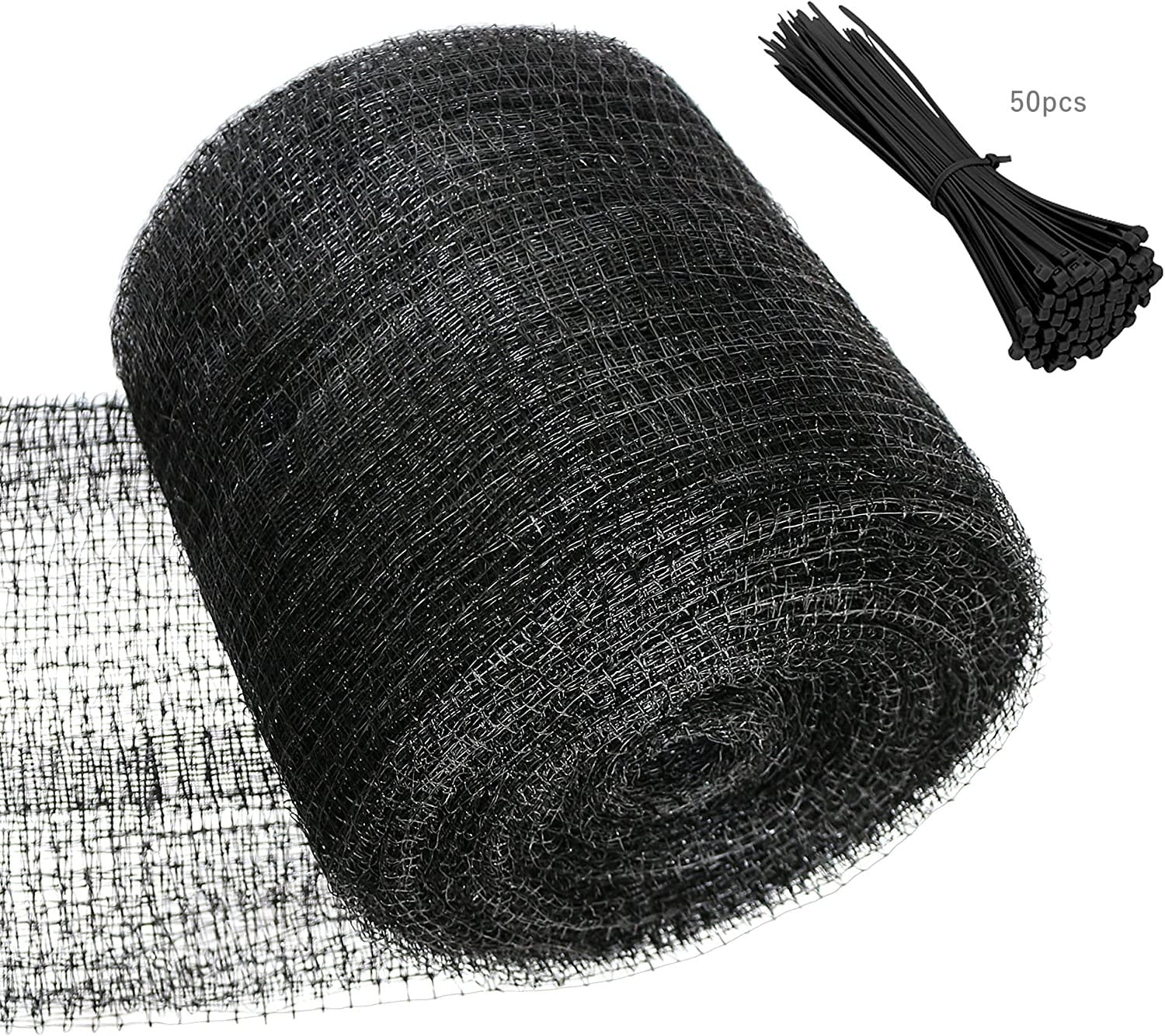 Bird Netting Reusable Protection Net Mesh, Garden Netting, Black ...