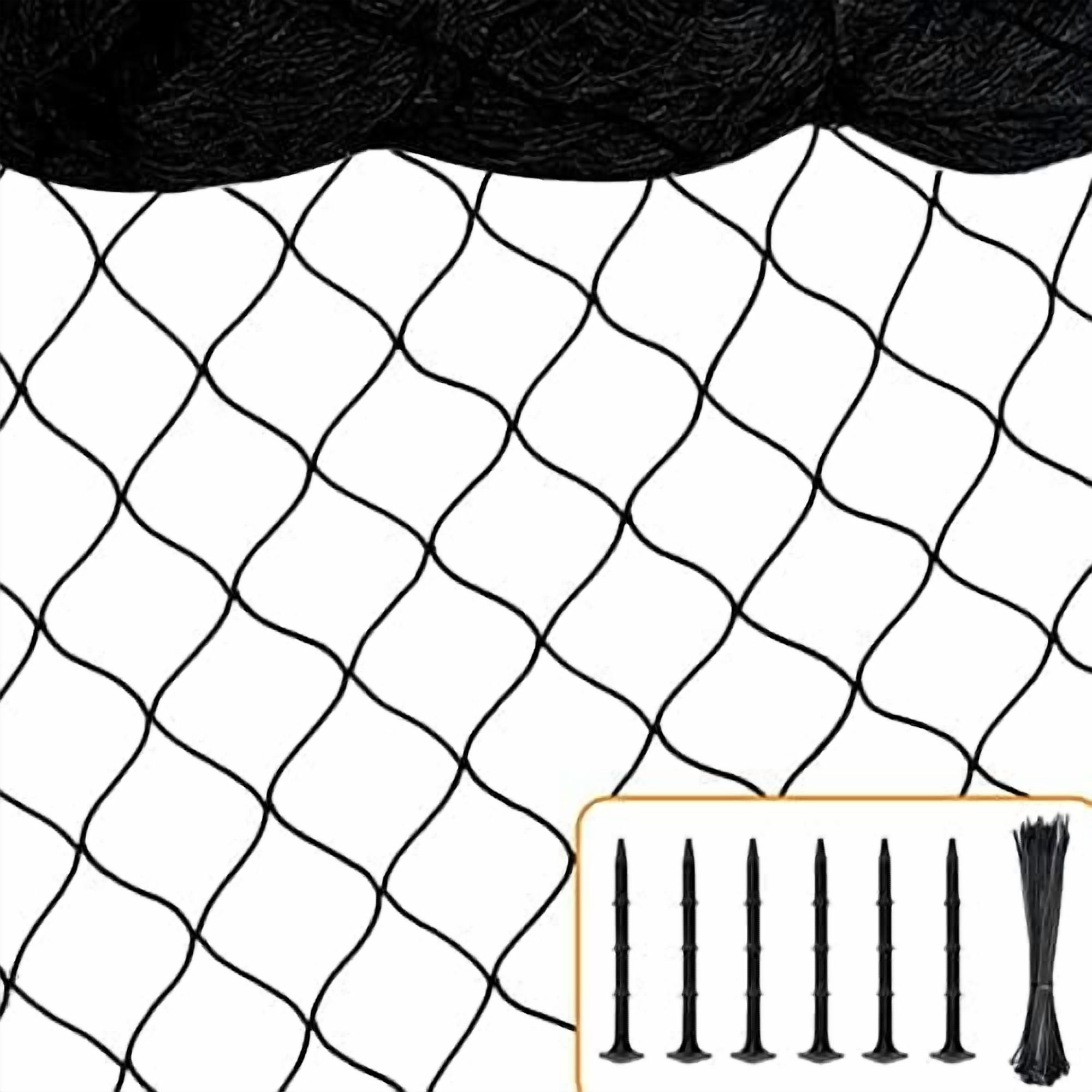 Bird Netting for Chicken Coop, 25'x50' with 2.4" Square Mesh Poultry ...