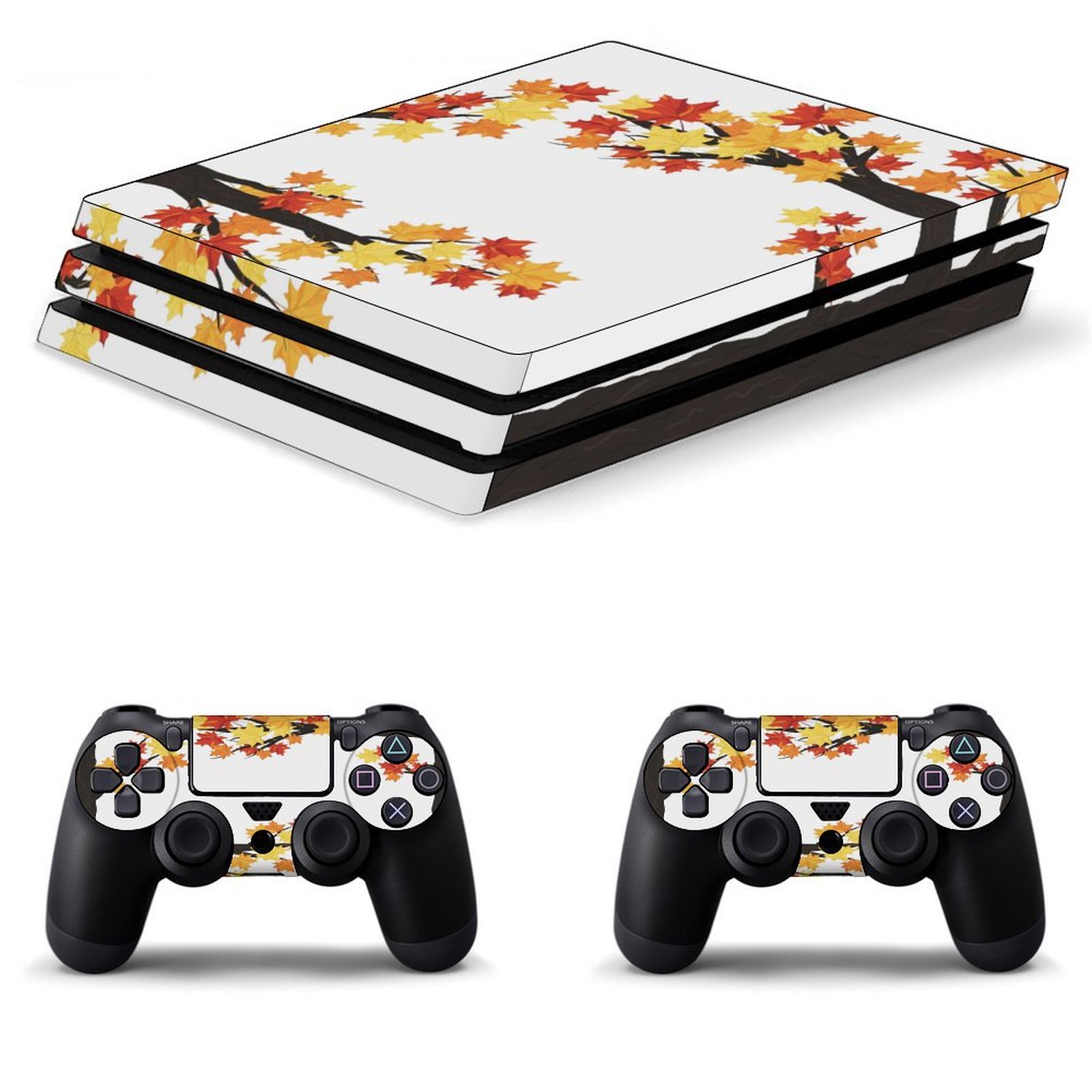 Bird On A Tree With Autumn Leaves PS4/PS4 Pro/PS4 Slim Skin Sticker For ...