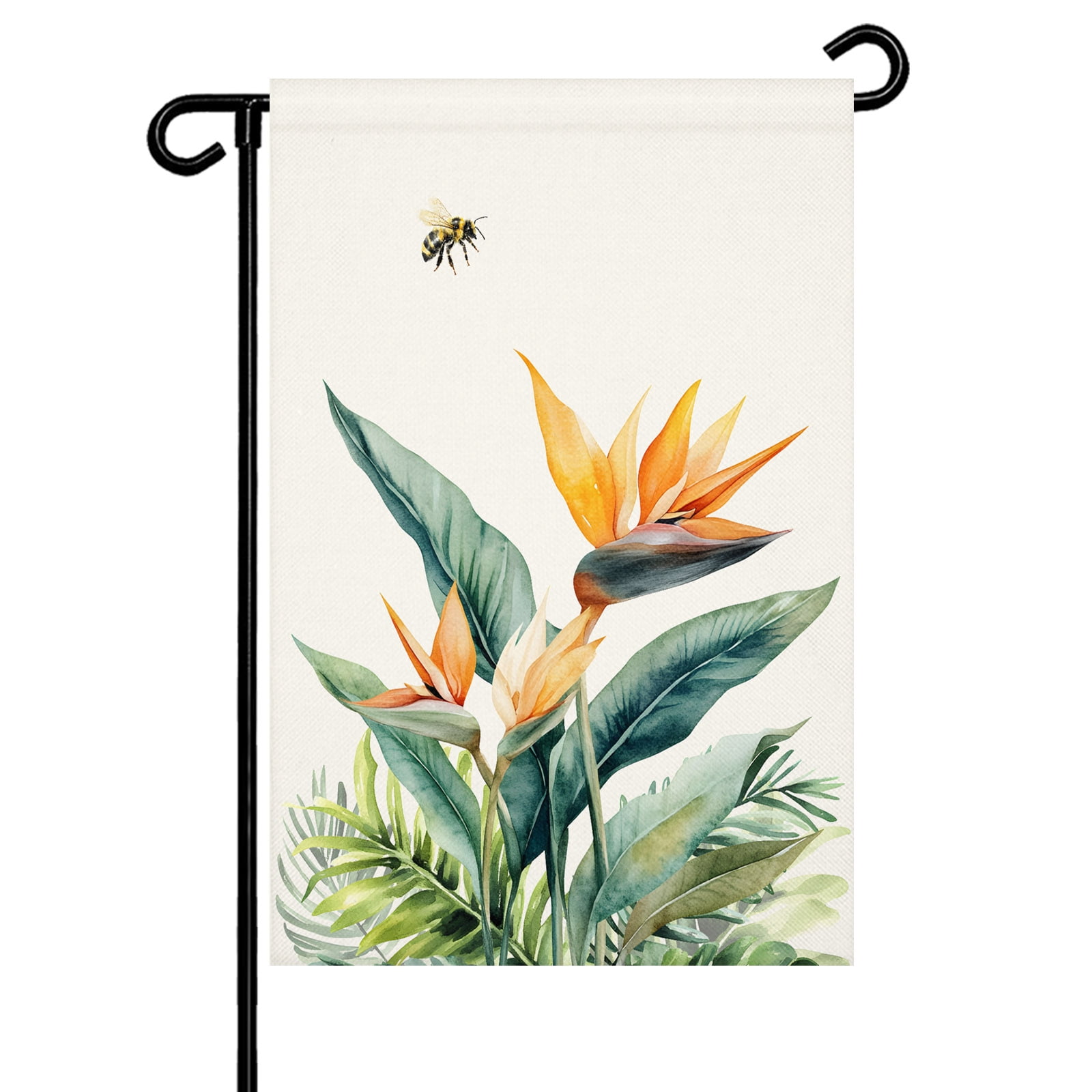 Bird of Paradise Garden Flag 28x40 Inch Summer Tropical Plant Double ...