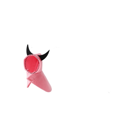 Bird, Parrot, Devil Horns, Adjustable, Pink Felt Fabric, Large Size ...
