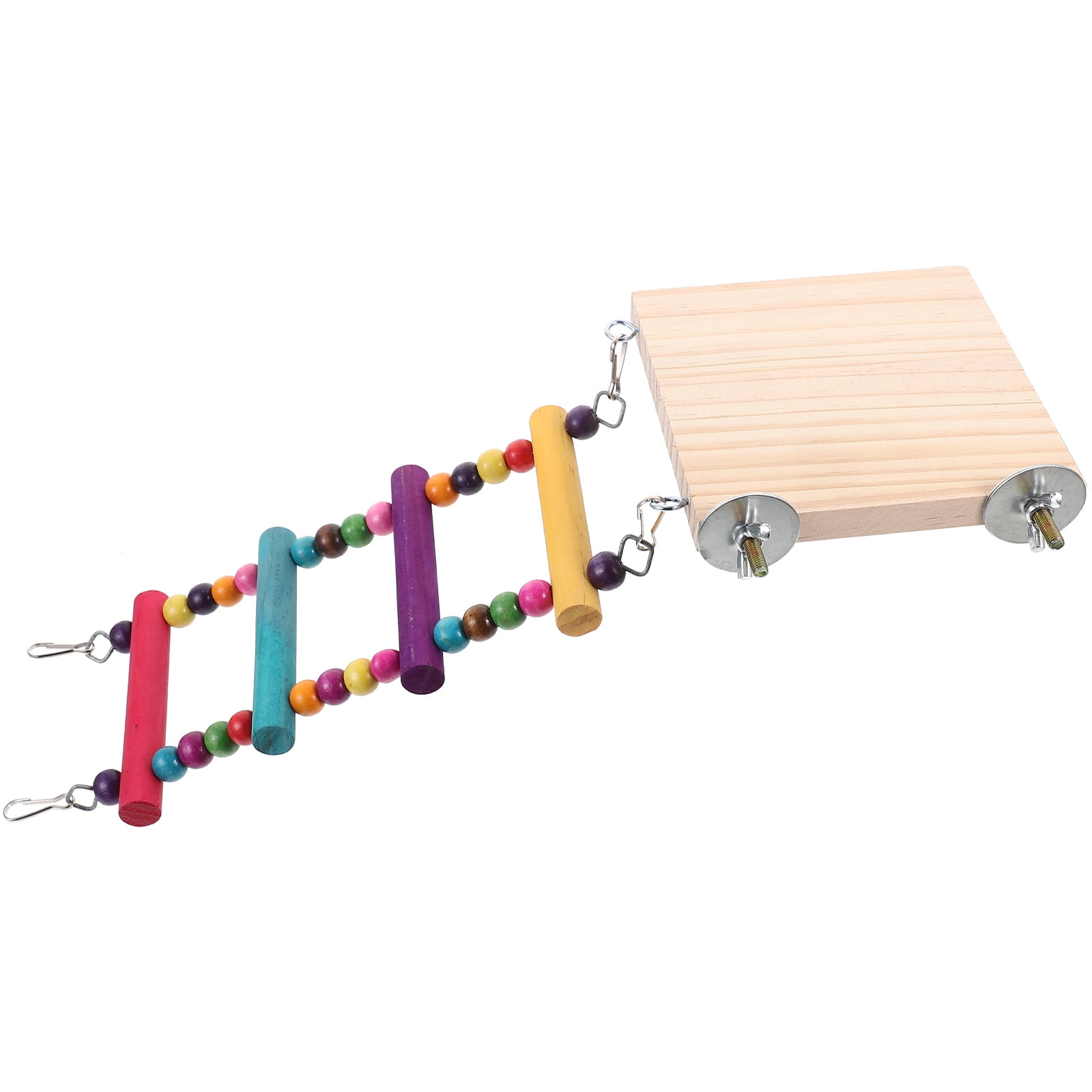 Bird Parrot Hanging Swing Ladder Wooden Bird Perch Parrot Perch ...