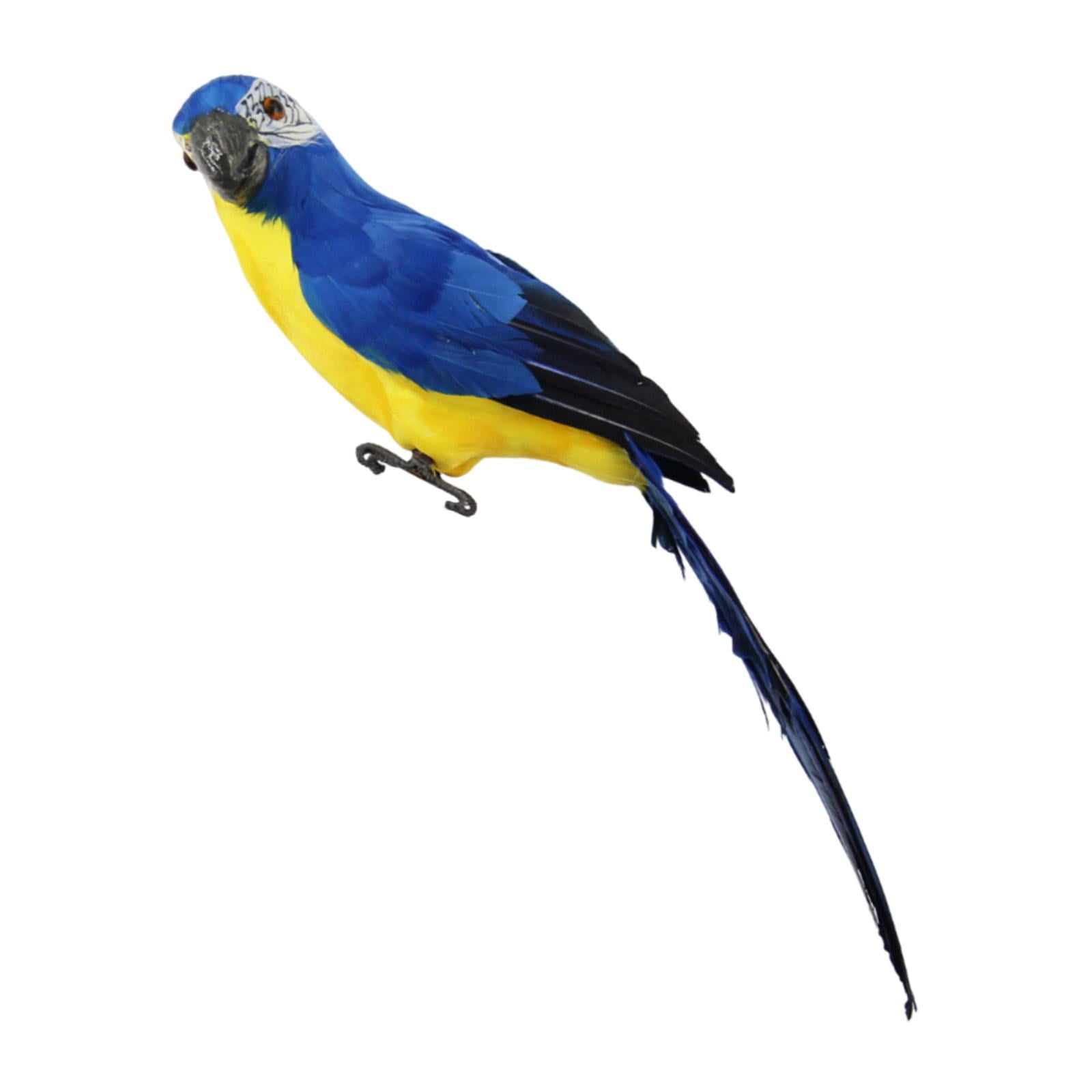 Bird Parrot Model Simulation Parrot Fake Macaws Wall Sculpture Feather ...