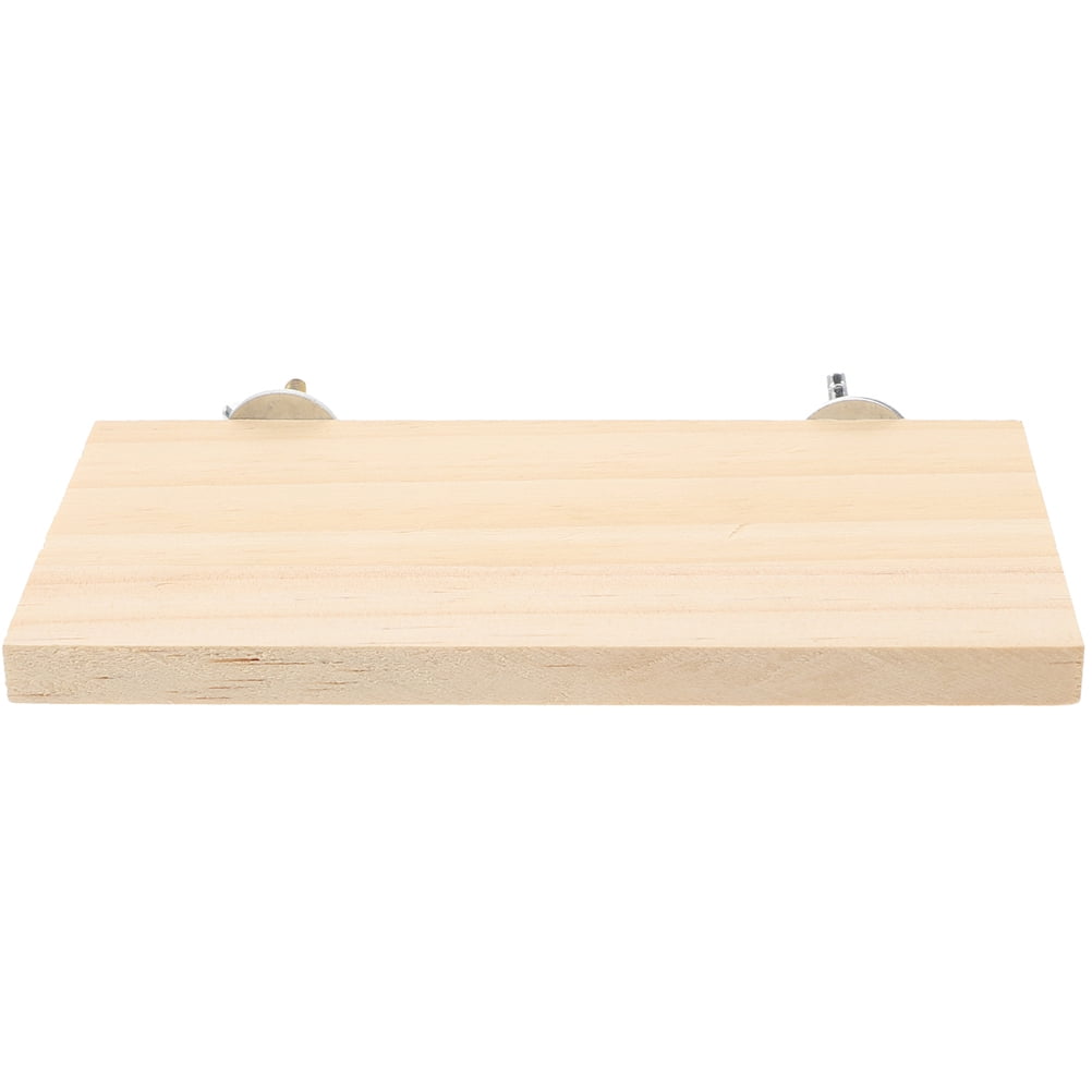 Bird Perch Platform Flat Wooden Perch Platform for Parrot Parakeet ...