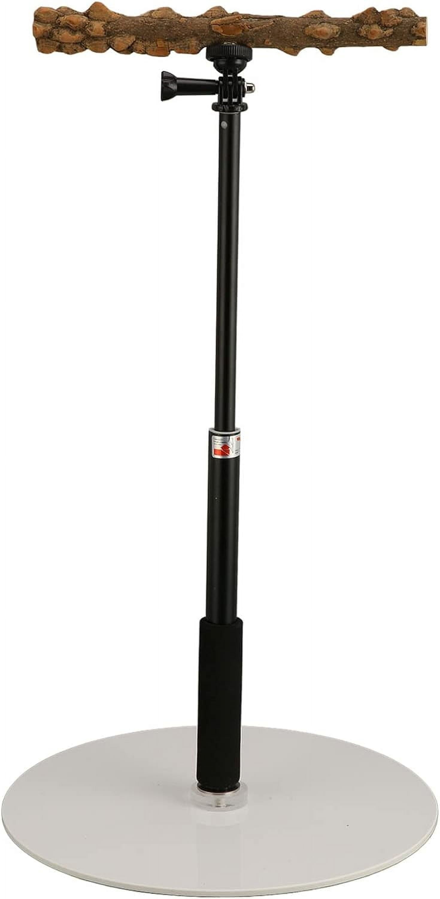 Bird Perch Stand, 11.8-37 Inch Height Adjustable Parrot Perch Stand ...